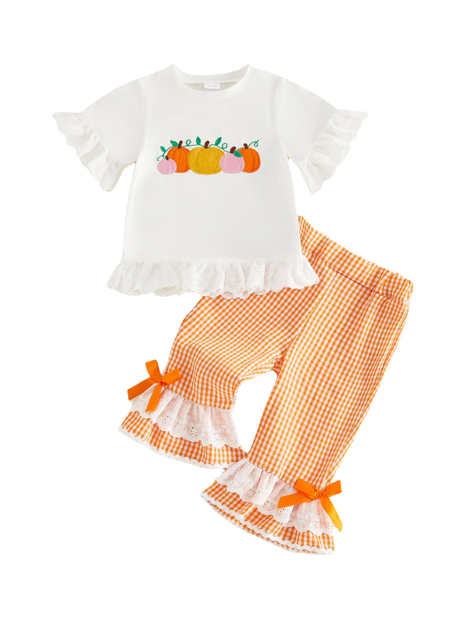 BemeyourBBs Toddler Baby Girls Halloween Thanksgiving Outfits Infant ...