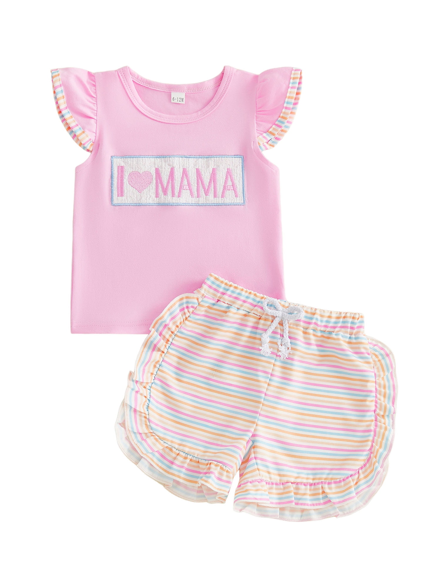 BemeyourBBs Toddler Baby Girls Mothers Day Outfits Infant Baby Girls ...