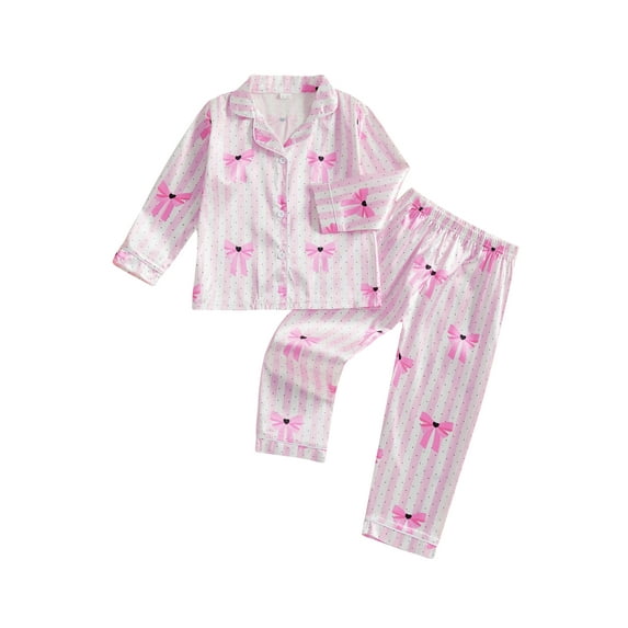 BemeyourBBs Toddler Baby Girls Silk Stain Pajama Sets Pjs Sleepwear ...
