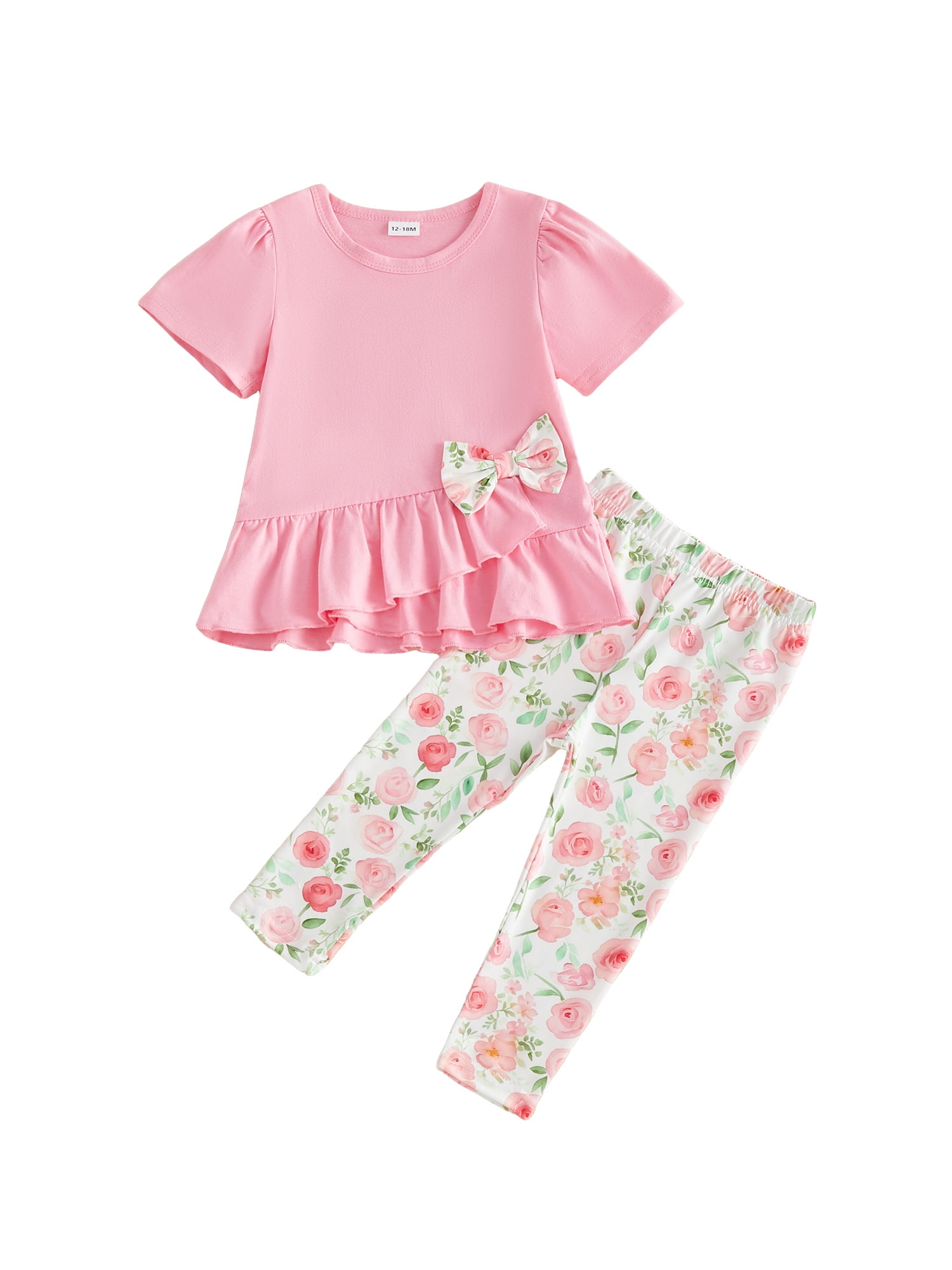 BemeyourBBs Toddler Baby Girls Spring Summer Fall Clothes 2 Piece ...