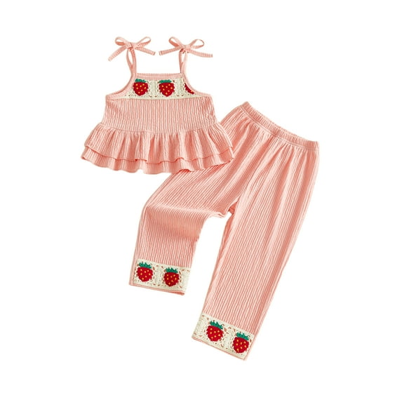 BemeyourBBs Toddler Baby Girls Summer Clothes Infant Girls Strawberry ...