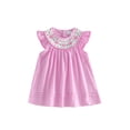 BemeyourBBs Toddler Baby Girls Summer Dress Cotton Solid Plaid Gingham ...