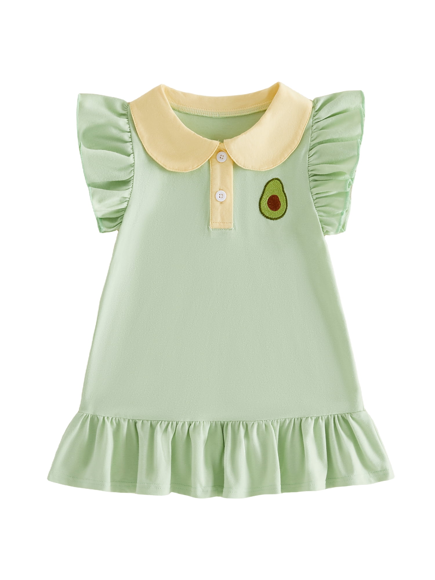 BemeyourBBs Toddler Baby Girls Summer Ruffled Dress 12 18 24 Months 2 3 ...