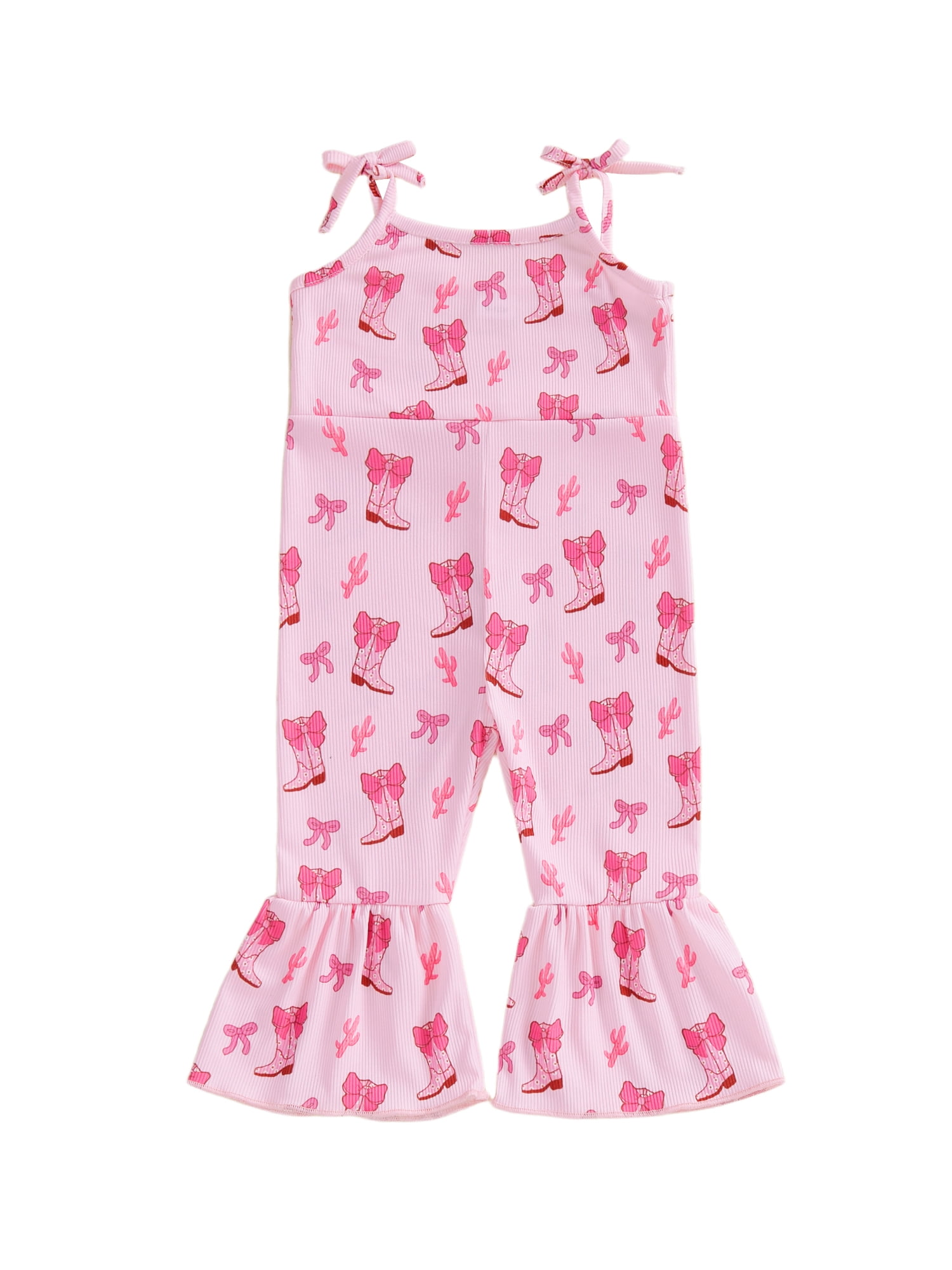 BemeyourBBs Toddler Baby Girls Western Cowgirl Outfits Bell Bottom ...