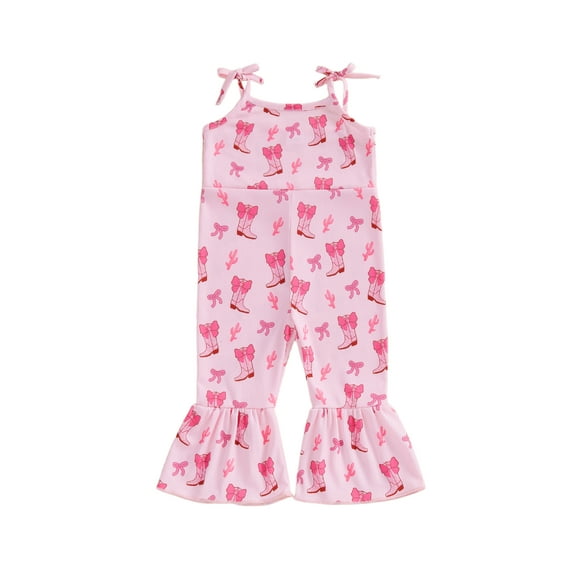 BemeyourBBs Toddler Baby Girls Western Cowgirl Outfits Bell Bottom ...