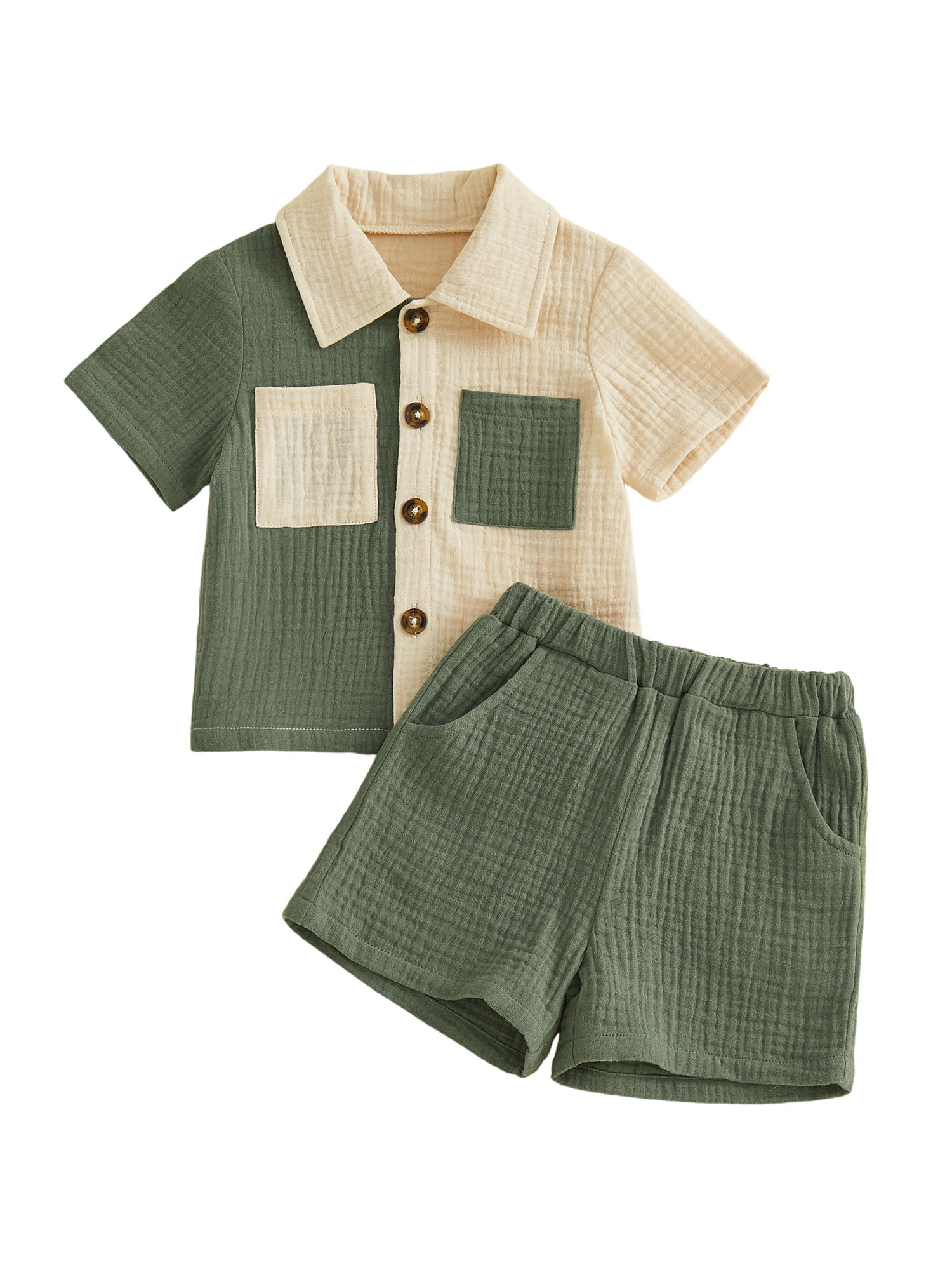 BemeyourBBs Toddler Boys Summer Cloothes Infant Baby Boy Cotton Linen ...