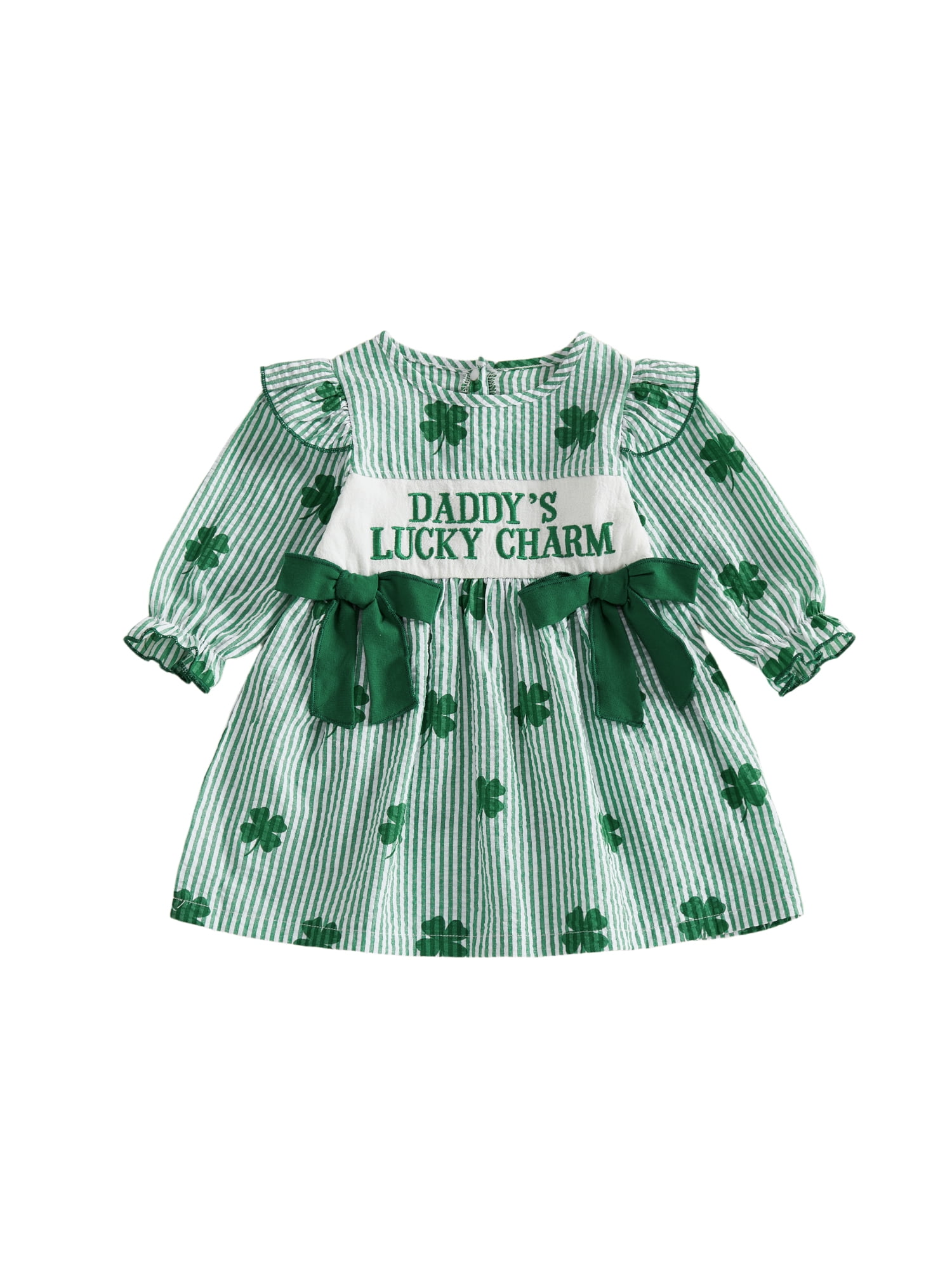 BemeyourBBs Toddler Girls St Patricks Day Outfits Irish Spring Striped ...