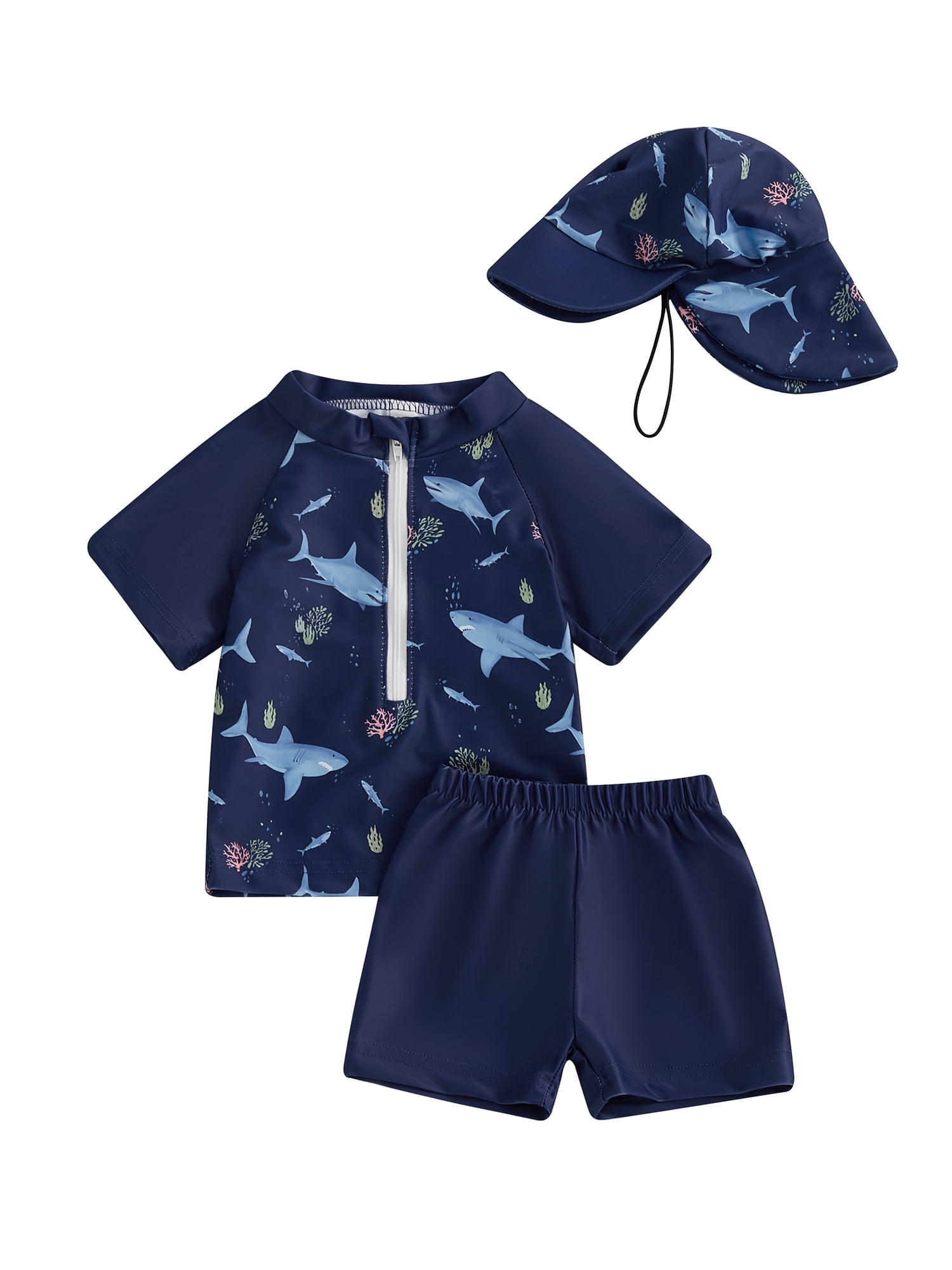 BemeyourBBs Toddlers Baby Boys 3 Piece Swimsuit Infant Bathing Suit ...