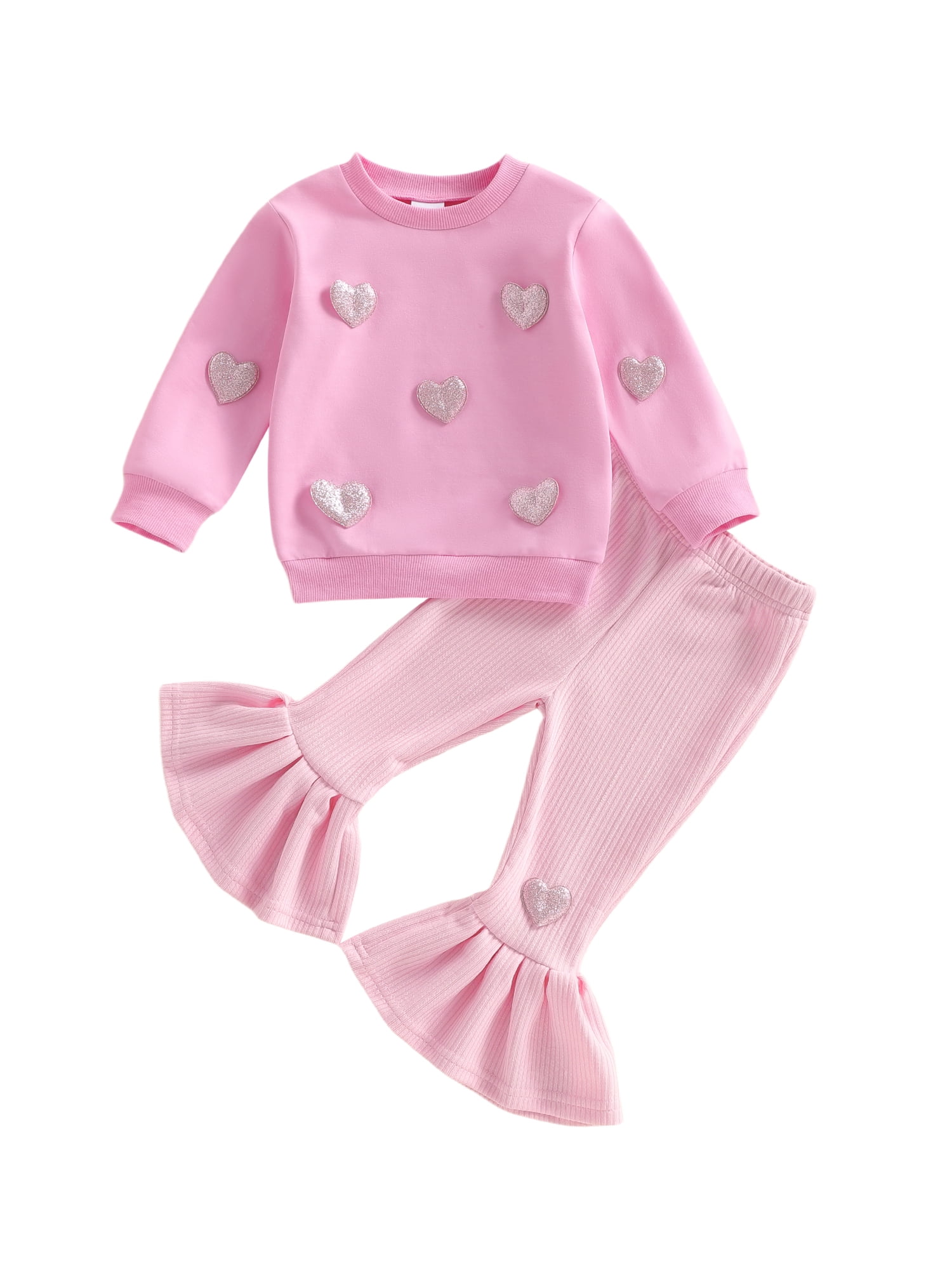 BemeyourBBs Valentines Day Baby Girls Outfits Toddler Baby Girls Fall ...