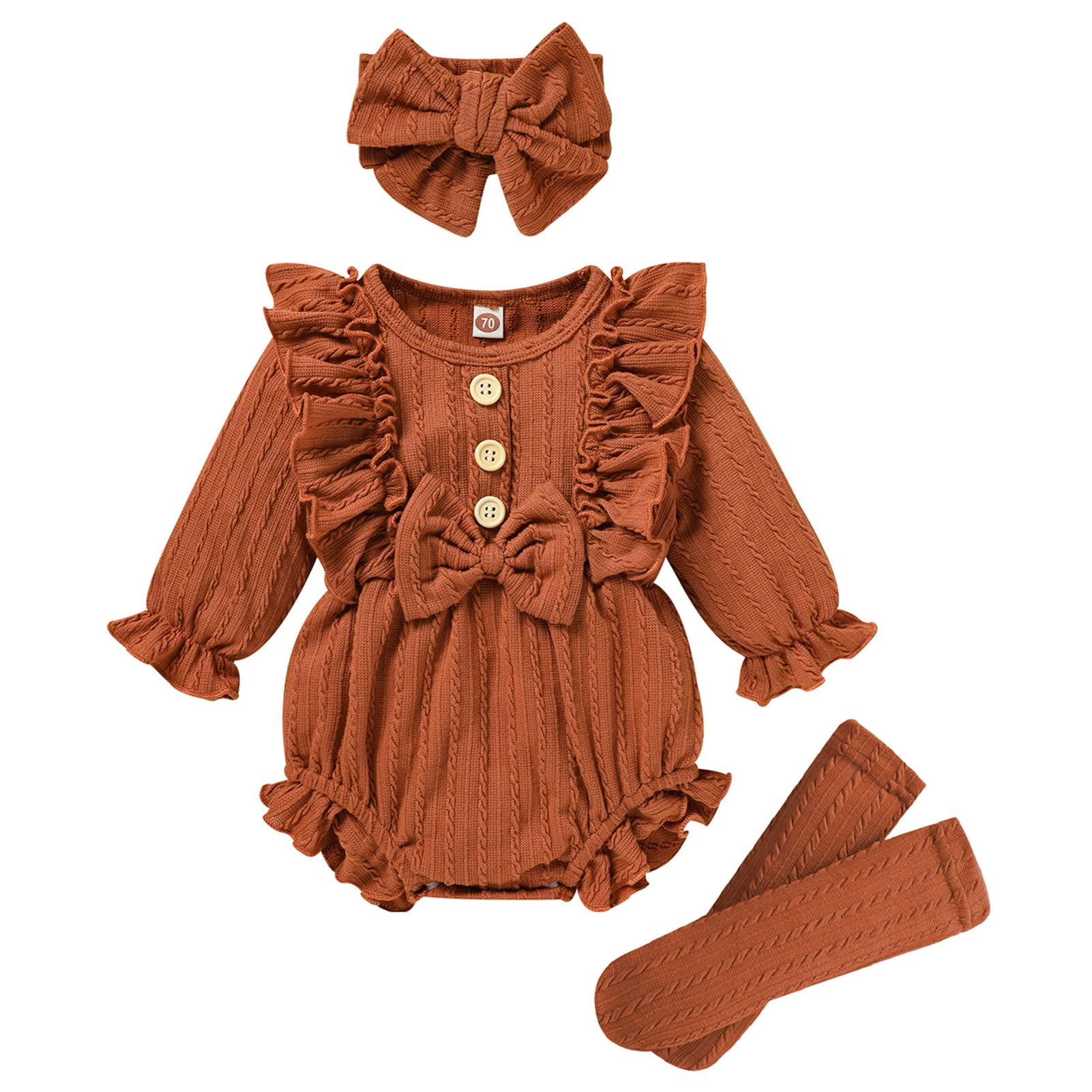 BemeyourBBs Vintage Newborn Baby Clothes Girl Clothes Ruffle Rompers ...