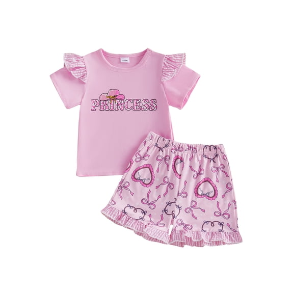 BemeyourBBs Western Toddler Baby Girls Cowgirl Outfits Summer Clothes ...