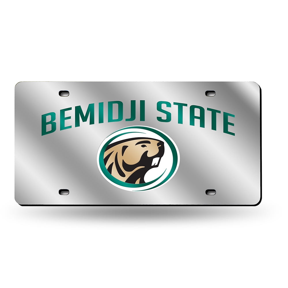 Bemidji State Beavers Mirrored Laser Cut License Plate Laser Tag ...