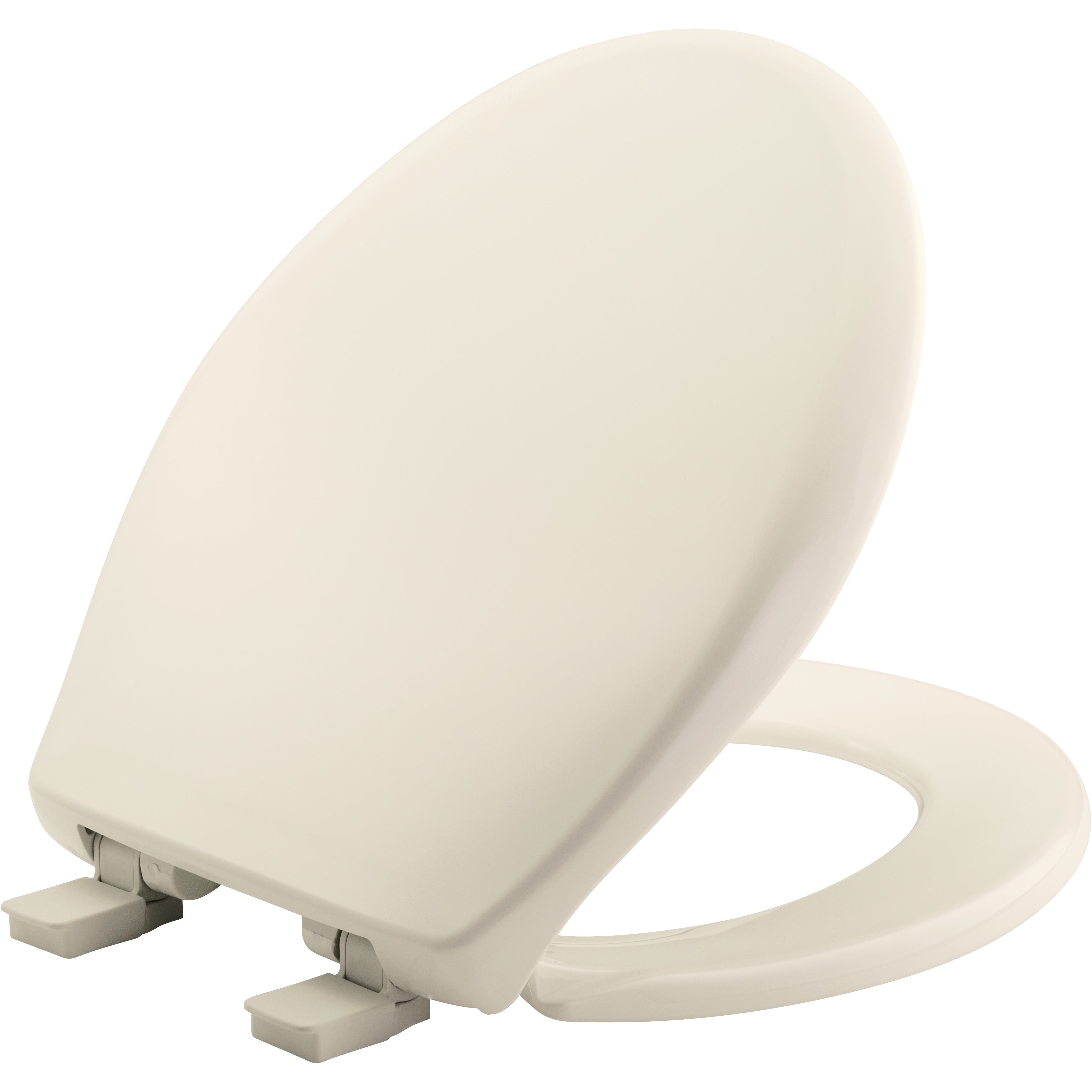 Bemis 200E4 346 Affinity Round Plastic Toilet Seat in Biscuit with STA ...
