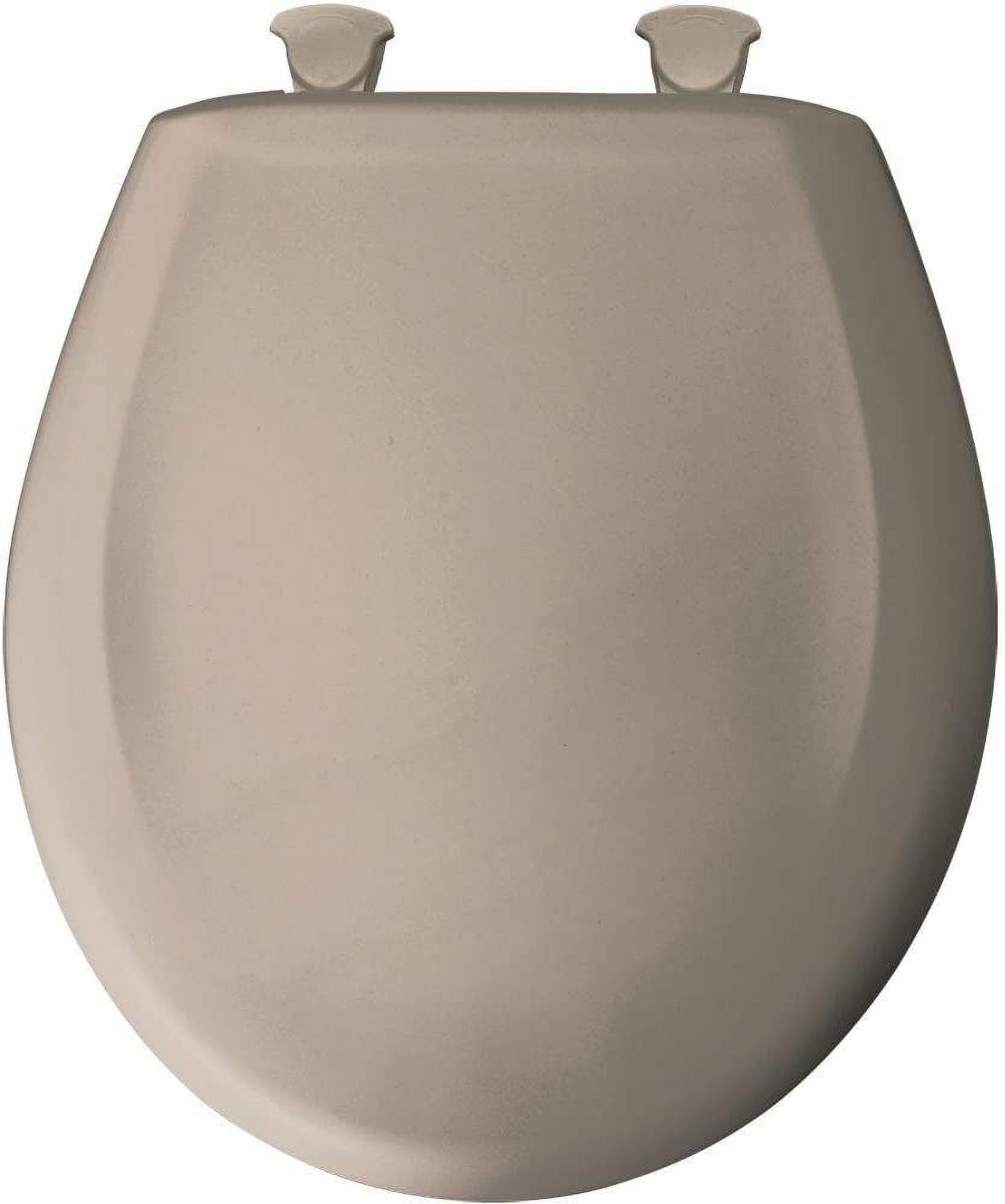Bemis 200SLOWT 068 Lift-Off Plastic Round Slow-Close Toilet Seat, Fawn ...
