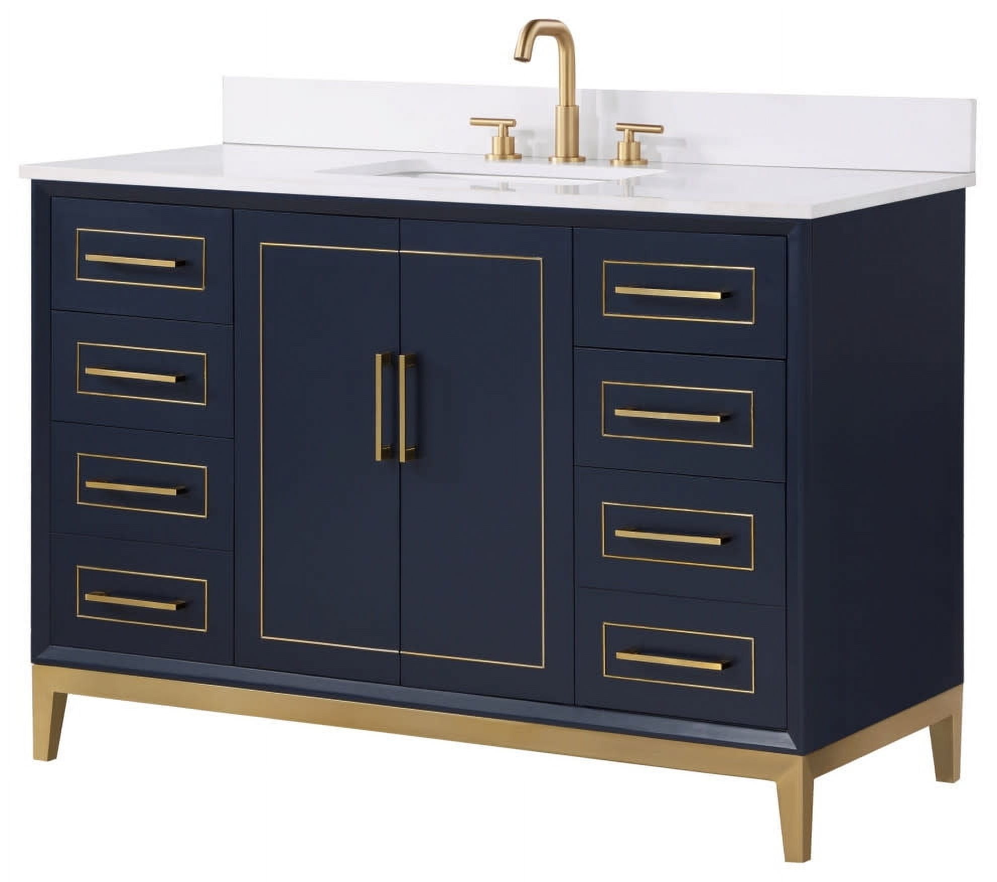 Bemma V-Gr48sfm-S-3 Gracie 48" Free Standing Single Basin Vanity Set - Pacific Blue / - Walmart.com