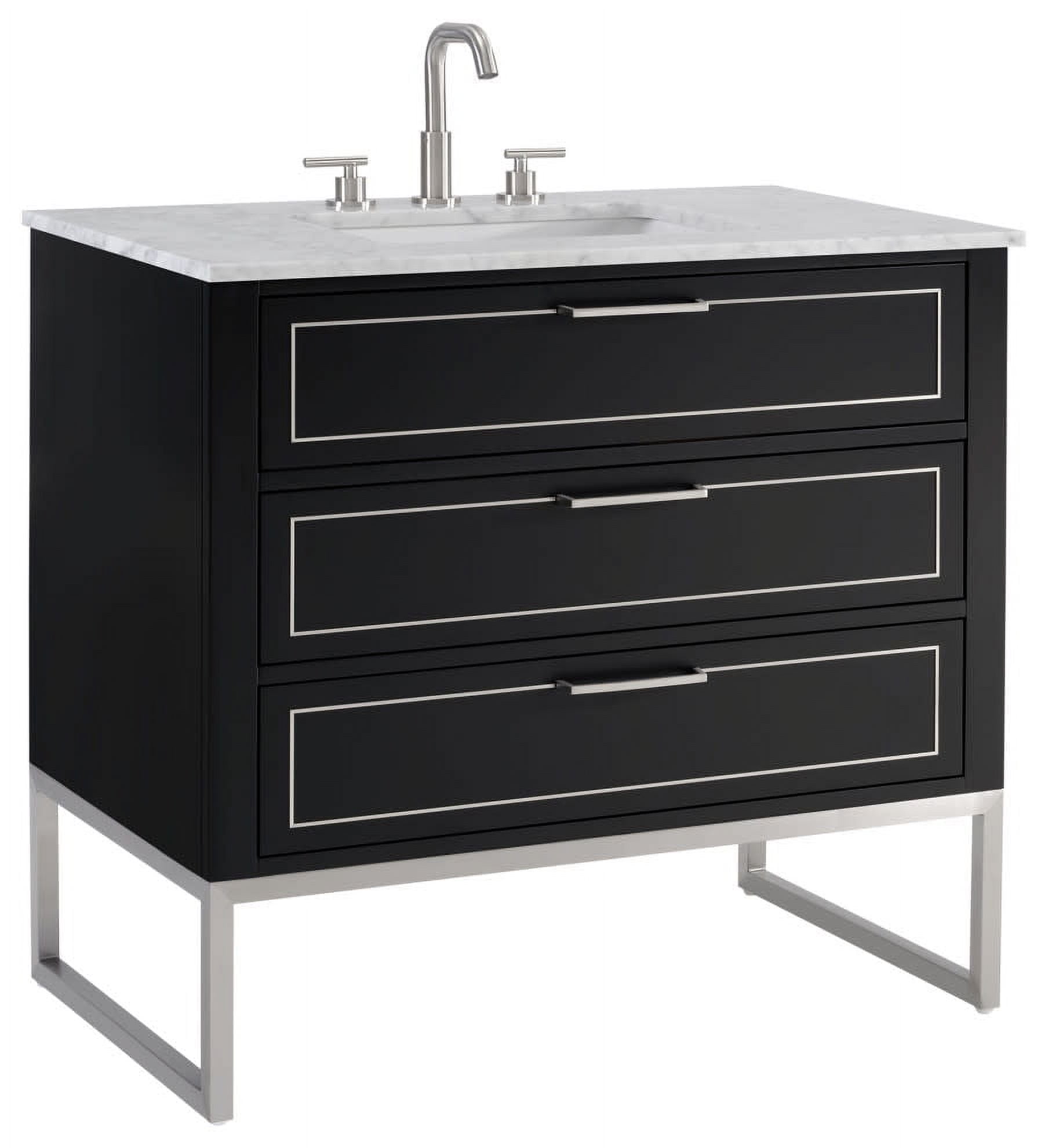Bemma V-Mk36sfm-S-3 Markham 36" Free Standing Single Basin Vanity Set ...