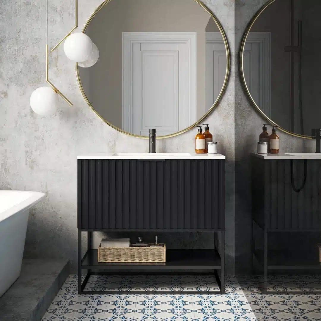 Bemma V-Tr36sfm-S-1 Terra 36" Free Standing Single Basin Vanity Set ...