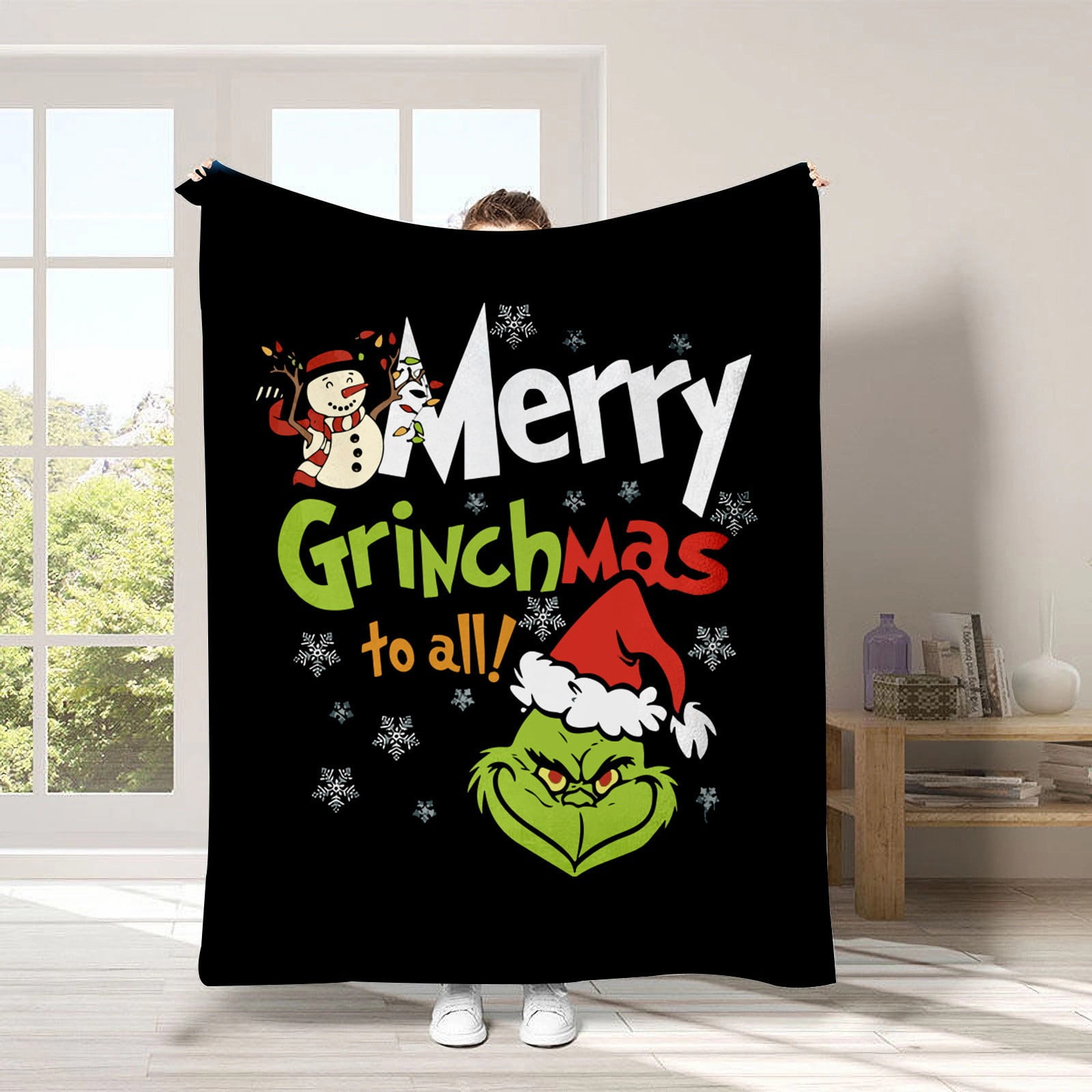 Bemona G_rinch Christmas Blanket,Christmas Blanket Cover Soft and ...