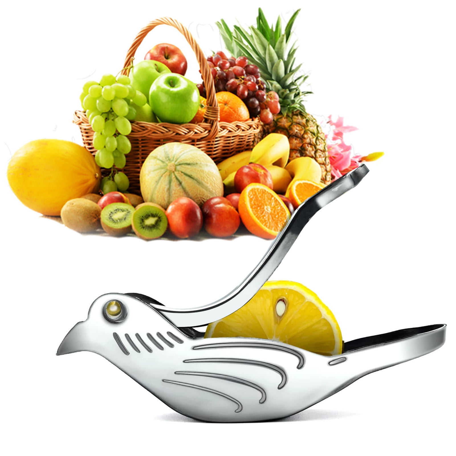 Bemona Manual Lemon Juicer Stainless Steel Lemon Squeezer Bird Shape ...