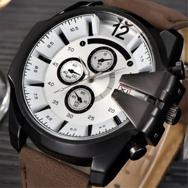 Men Minimalist Watches Fashion Simple Quartz Wrist Watch for Men Analog ...
