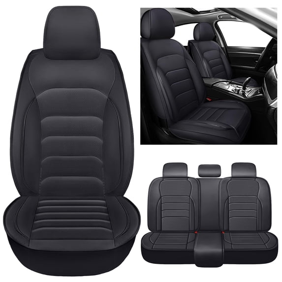 Bemony Car Seat Cover Fit for Lexus RX 350 2007-2023 Leather Premium ...