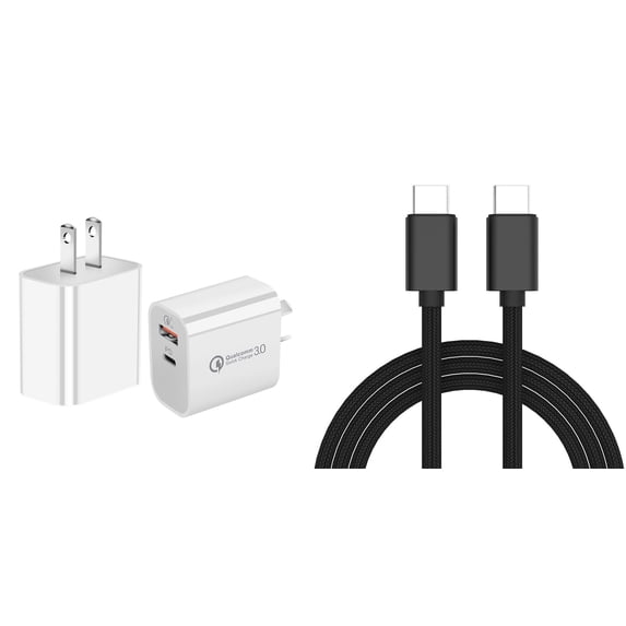 Bemz Charger Bundle for BLU View 2 - 18W Dual-Port Wall Charger (High ...
