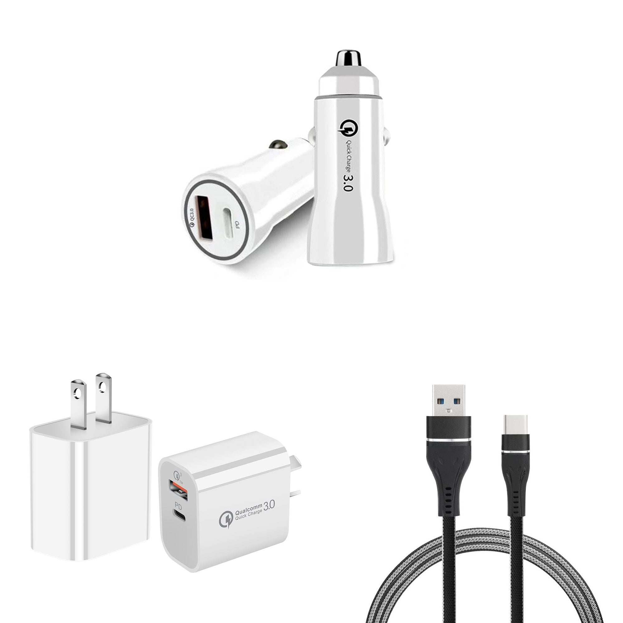 Bemz Charger Bundle for Cricket Debut S2 - Premium 18W Fast Charging ...