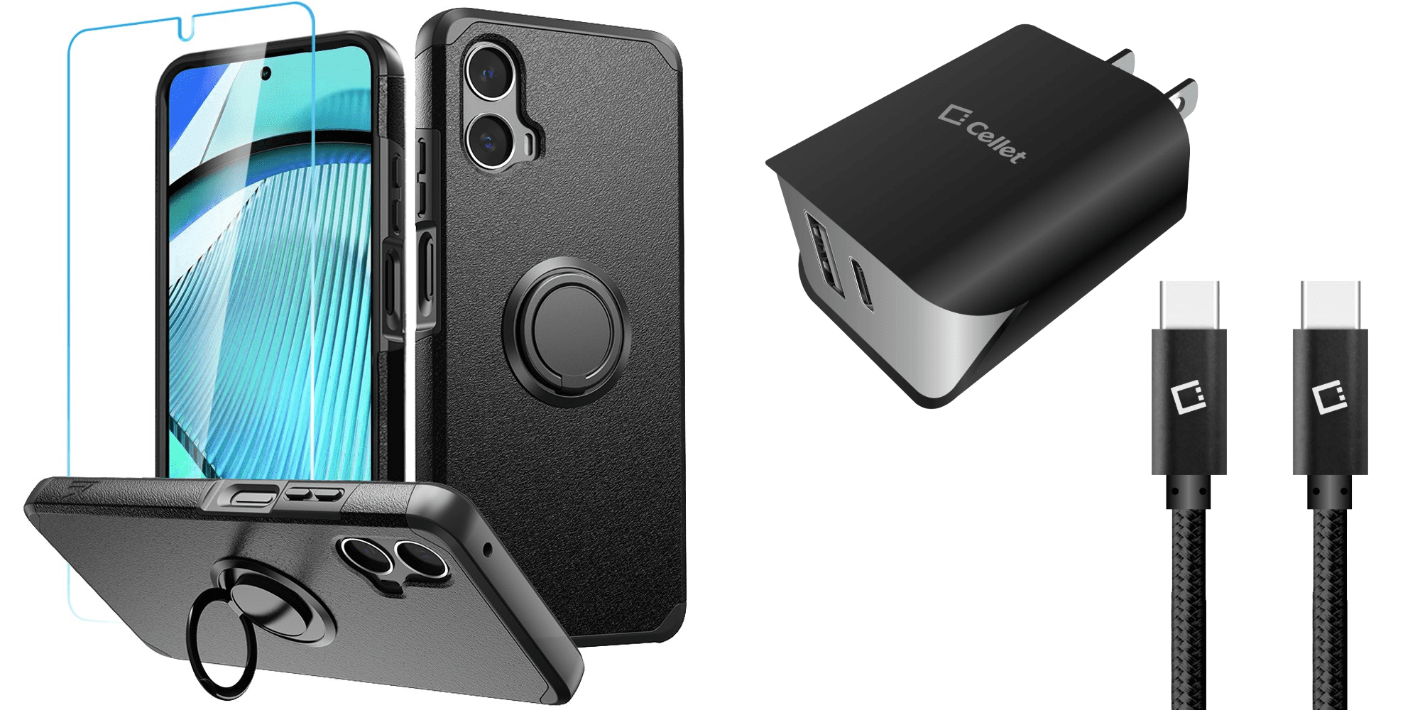 Bemz Dual Layer Case for Motorola Moto G Power 5G 2024 Bundle: Tough ...