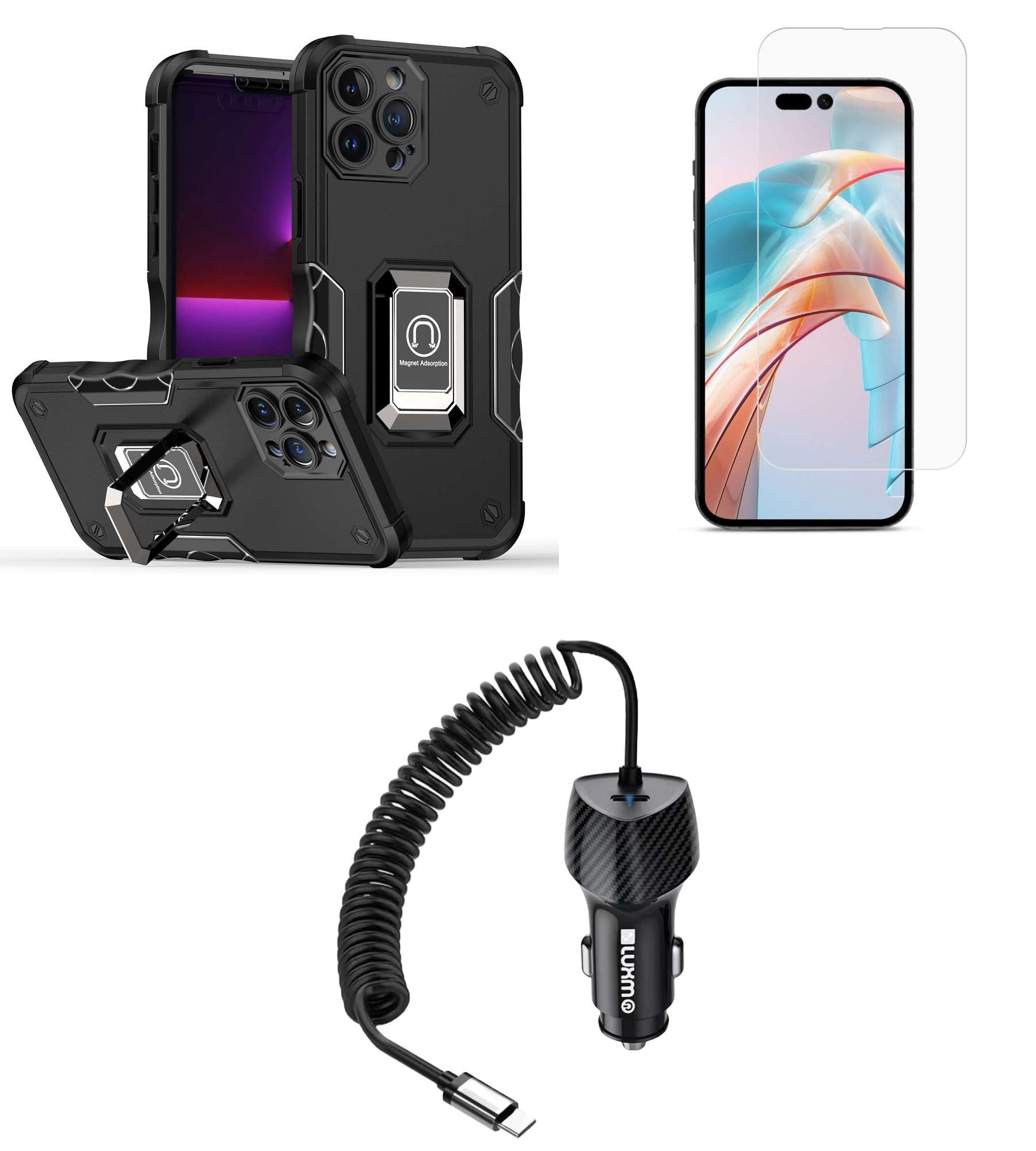 Bemz Phone Case for iPhone 15 Pro Max with Camera Protection Heavy Duty ...