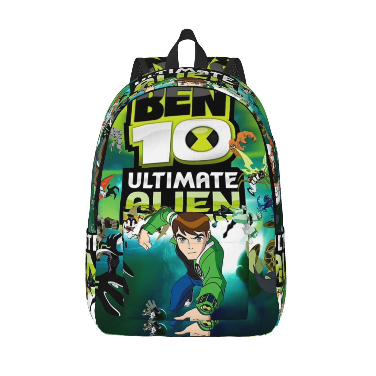 Ben 10-5 Backpack With Pockets Lightweight Canvas Backpack for School ...