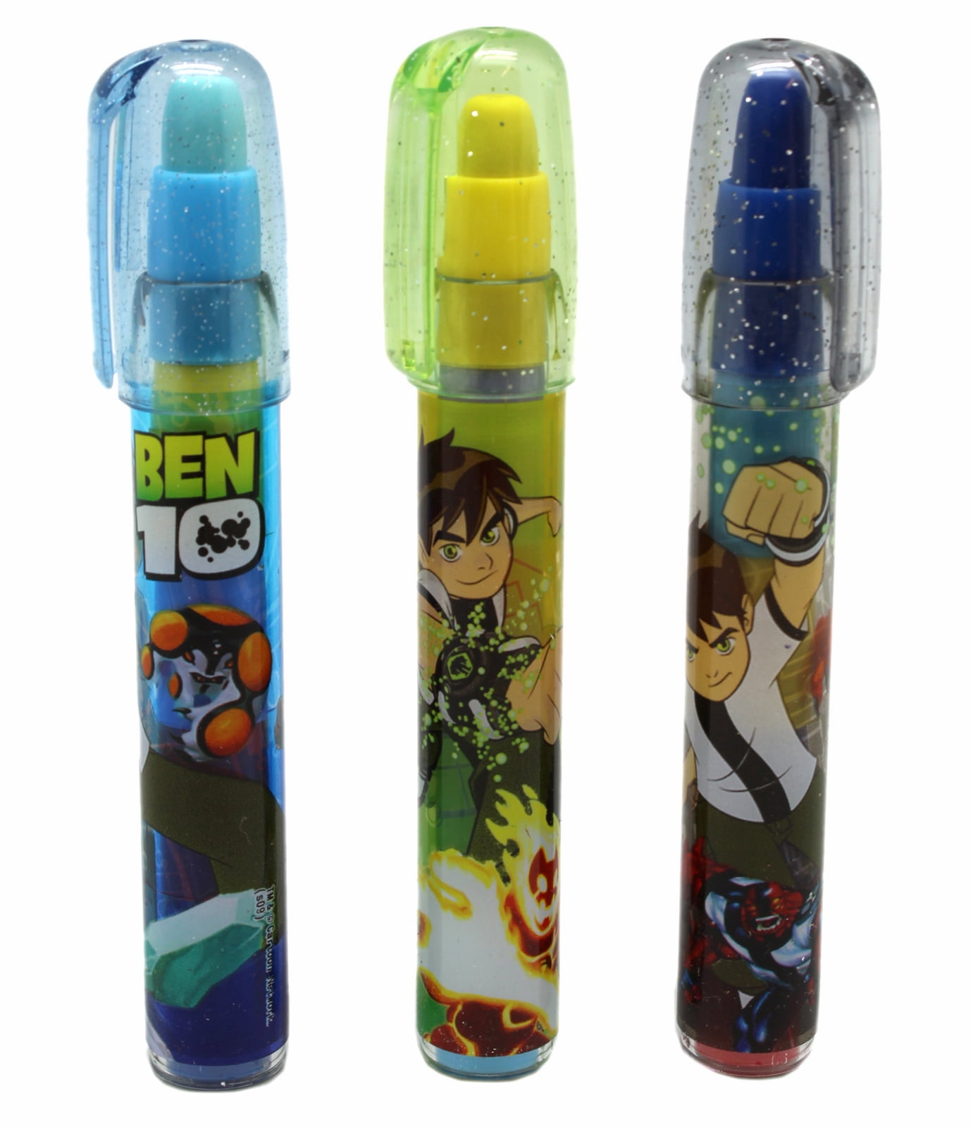 Ben 10 Assorted Color/Character Case Eraser Cartridge Pens (2pc ...