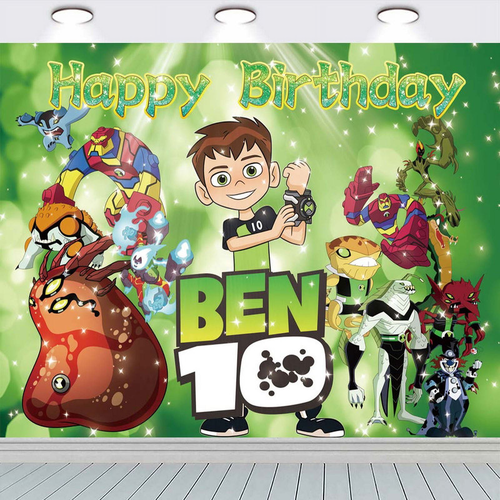 Ben 10 Background Taspestry Post Banner Backdrop Party Supplies Wall ...