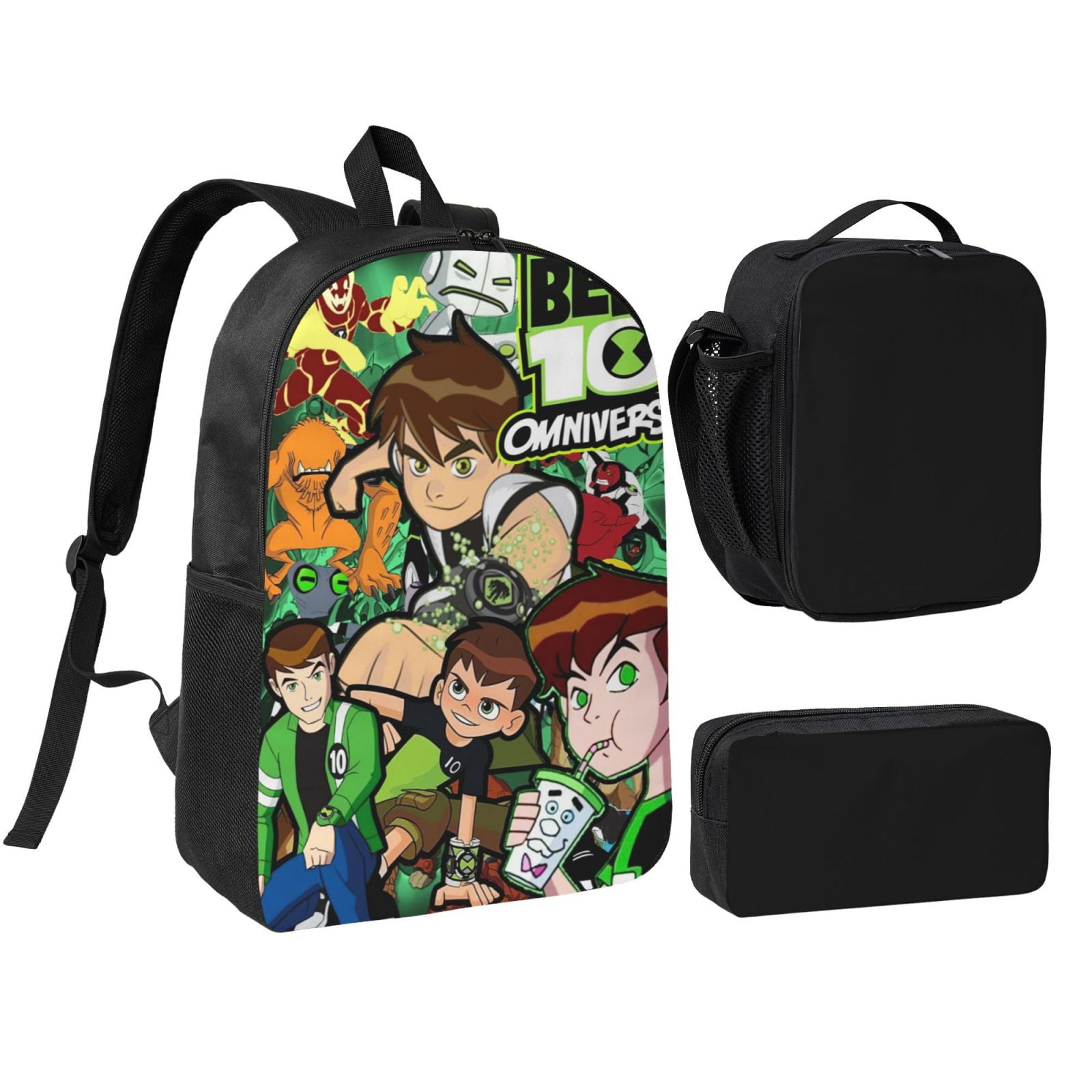Ben 10 Backpack Set with Insulated Lunch Bag and Case for Adults Ideal ...