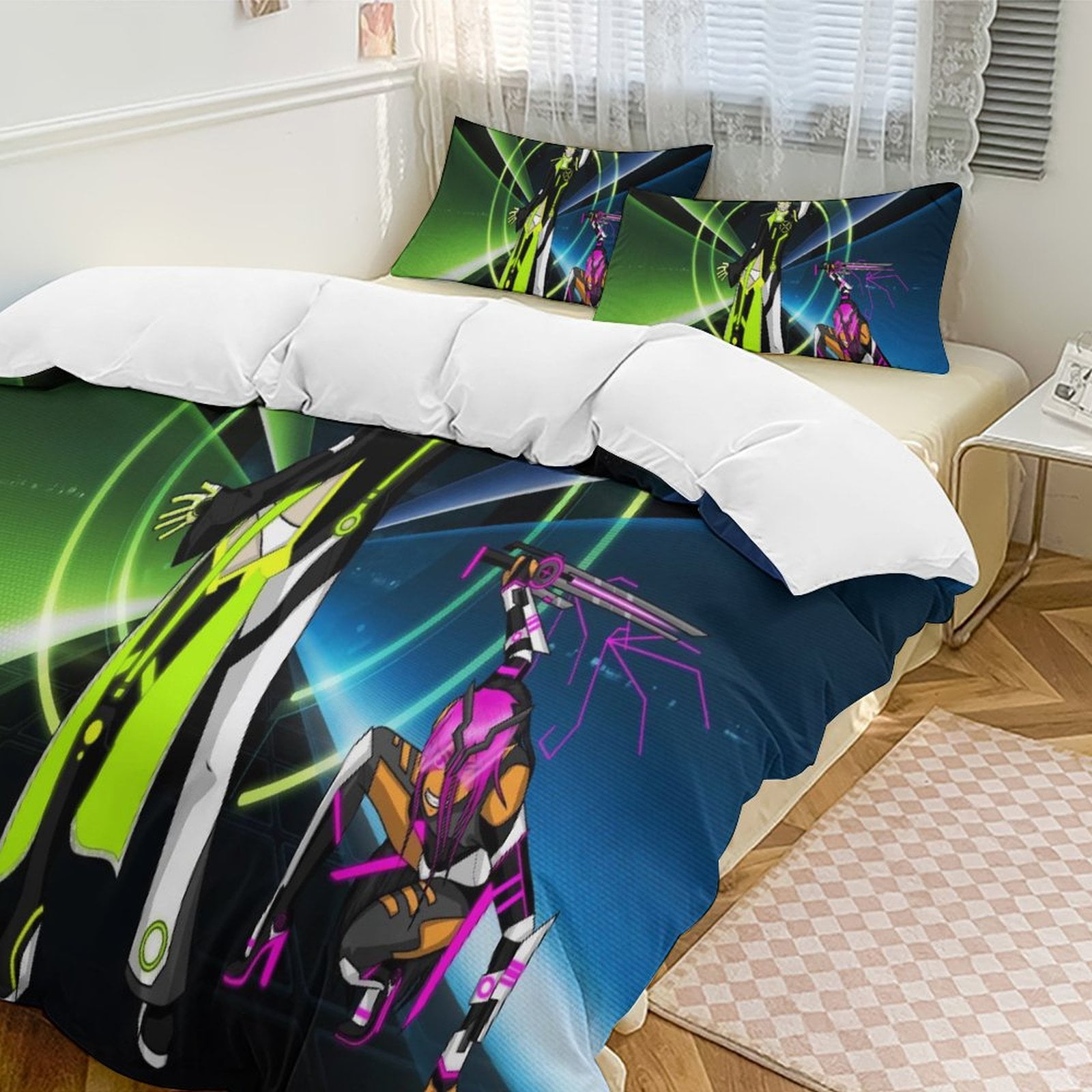 Ben 10 Bedding Set Novelty Pattern Soft Microfiber Comforter Set 3 ...