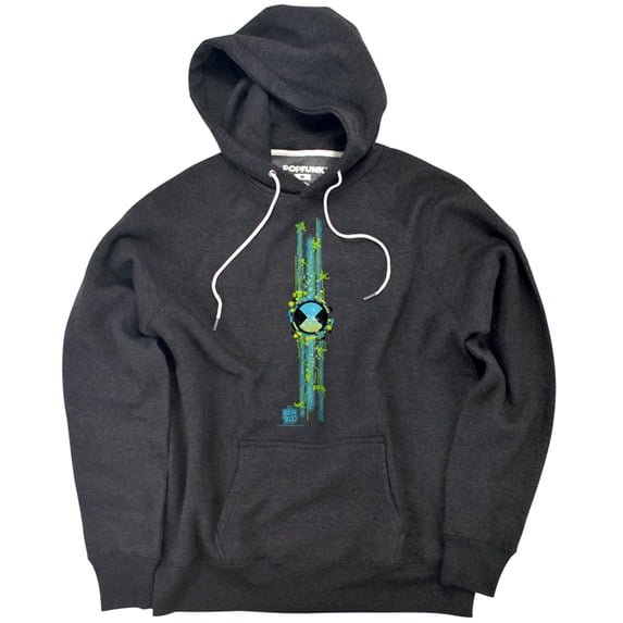 Ben 10 Ben Symbol Column Unisex Adult Slim Fit Pull-Over Heather Hoodie ...