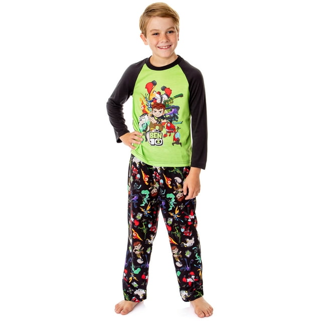 Ben 10 Boys' Omnitrix Alien Characters Pajama Set, TV Series Cartoon ...