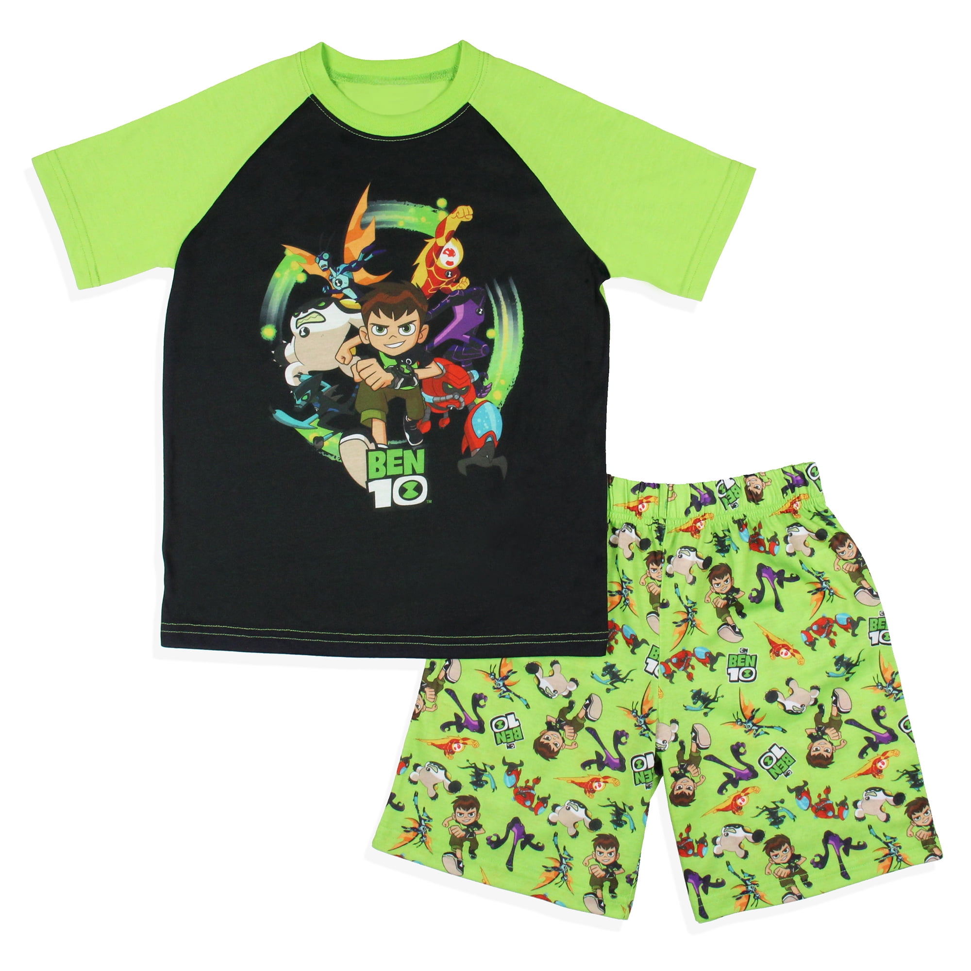 Ben 10 Boys' Cartoon TV Series Omnitrix Characters Aliens Sleep Pajama ...