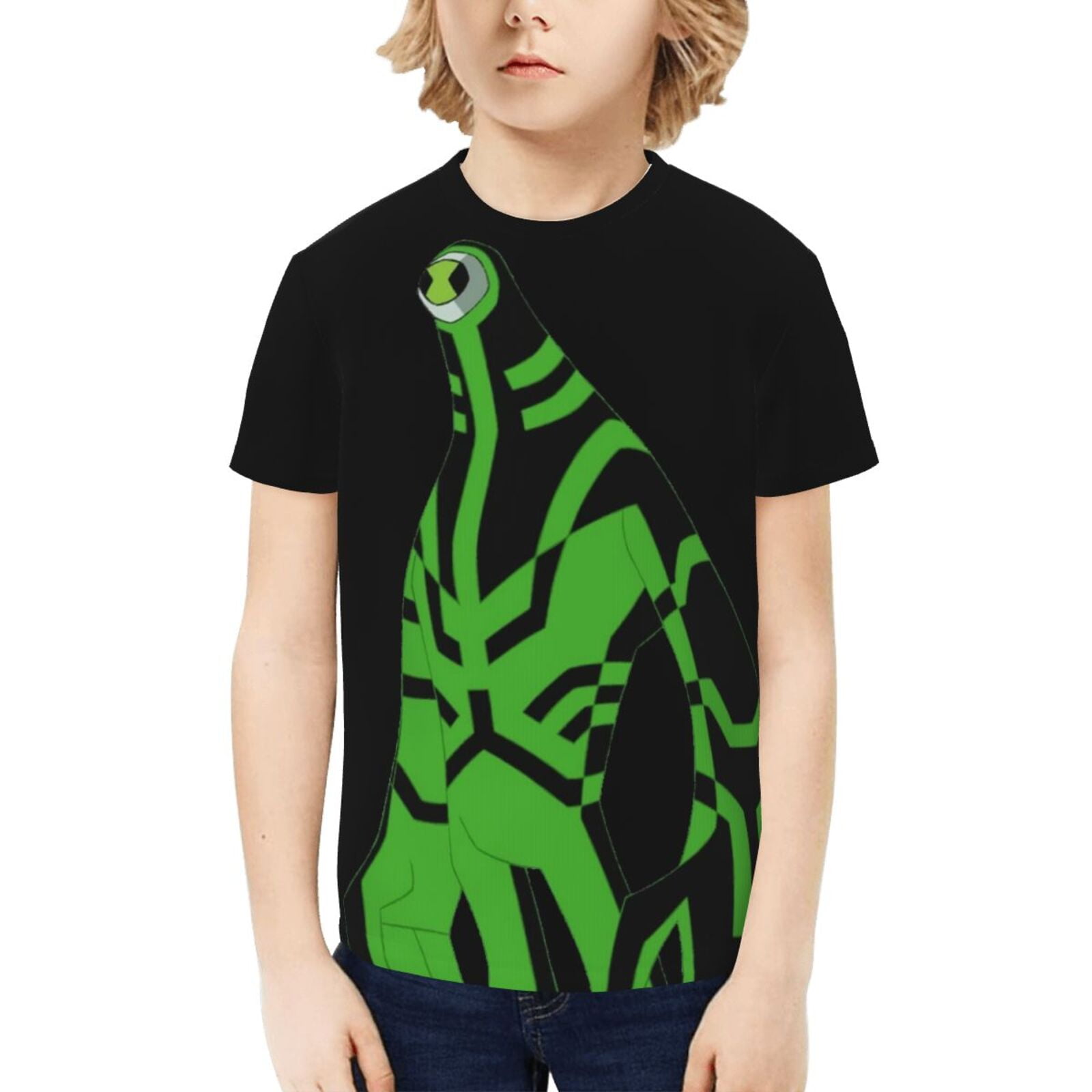 Ben 10 Boys Girls Teens T Shirt Graphic Print Casual Short Sleeve Funny ...