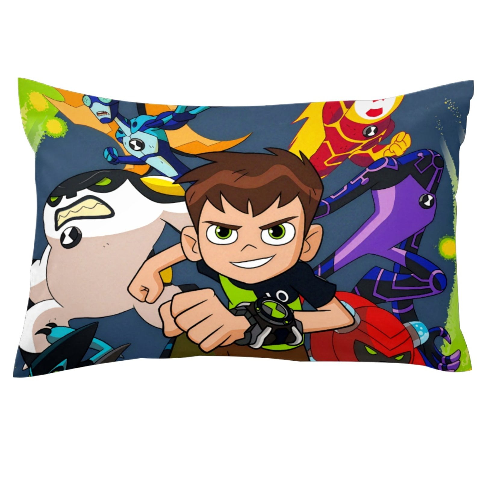For Ben 10 Cartoon Theme Pillowcase - Double Sided Super Soft Bedding ...