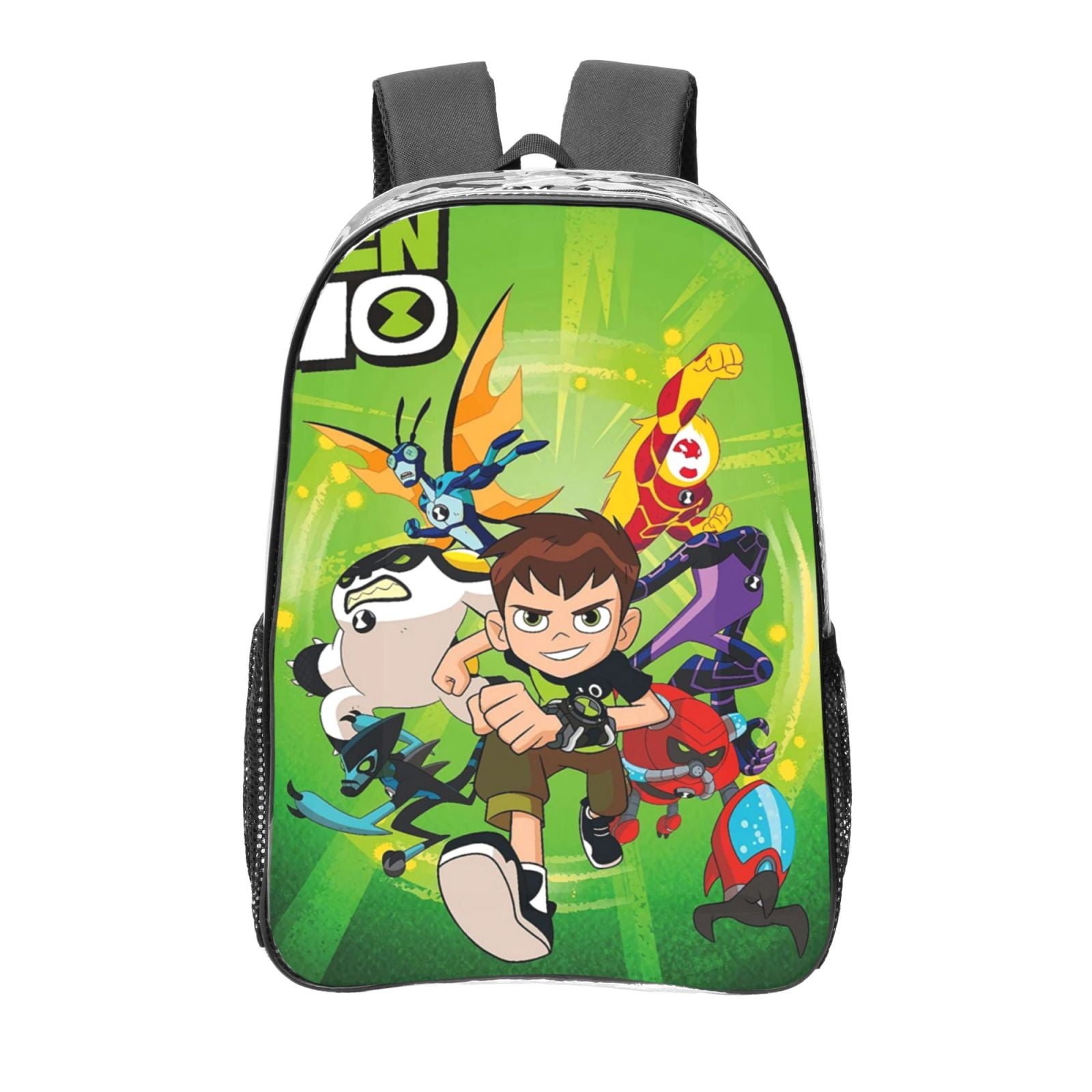 Ben 10 Clear Backpack 16 Inch Large Capacity PVC Transparent Laptop ...