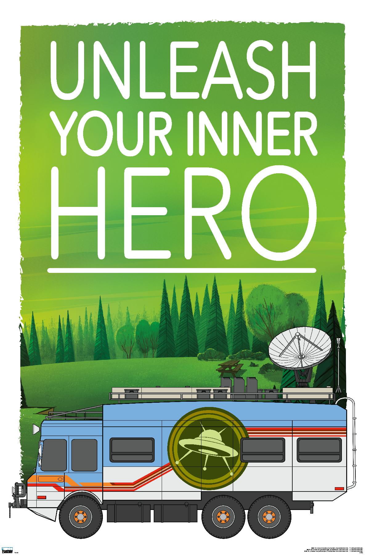 Ben 10 - Go Hero Wall Poster, 22.375" x 34" - Walmart.com