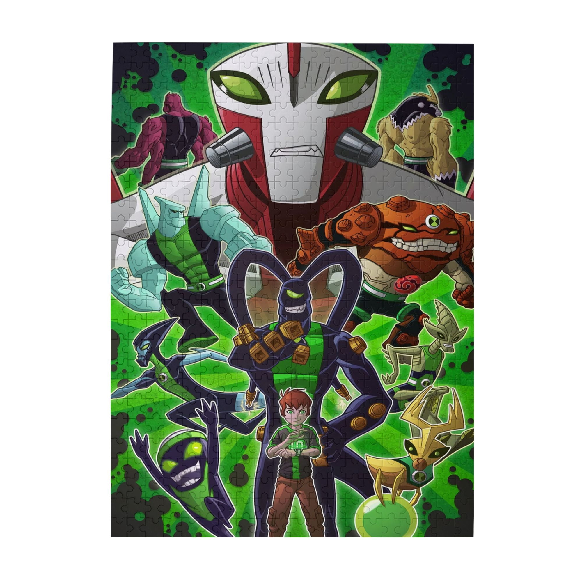 Ben 10 Jigsaw Puzzle for Kids Adults 1000 Piece Challenging Wooden ...