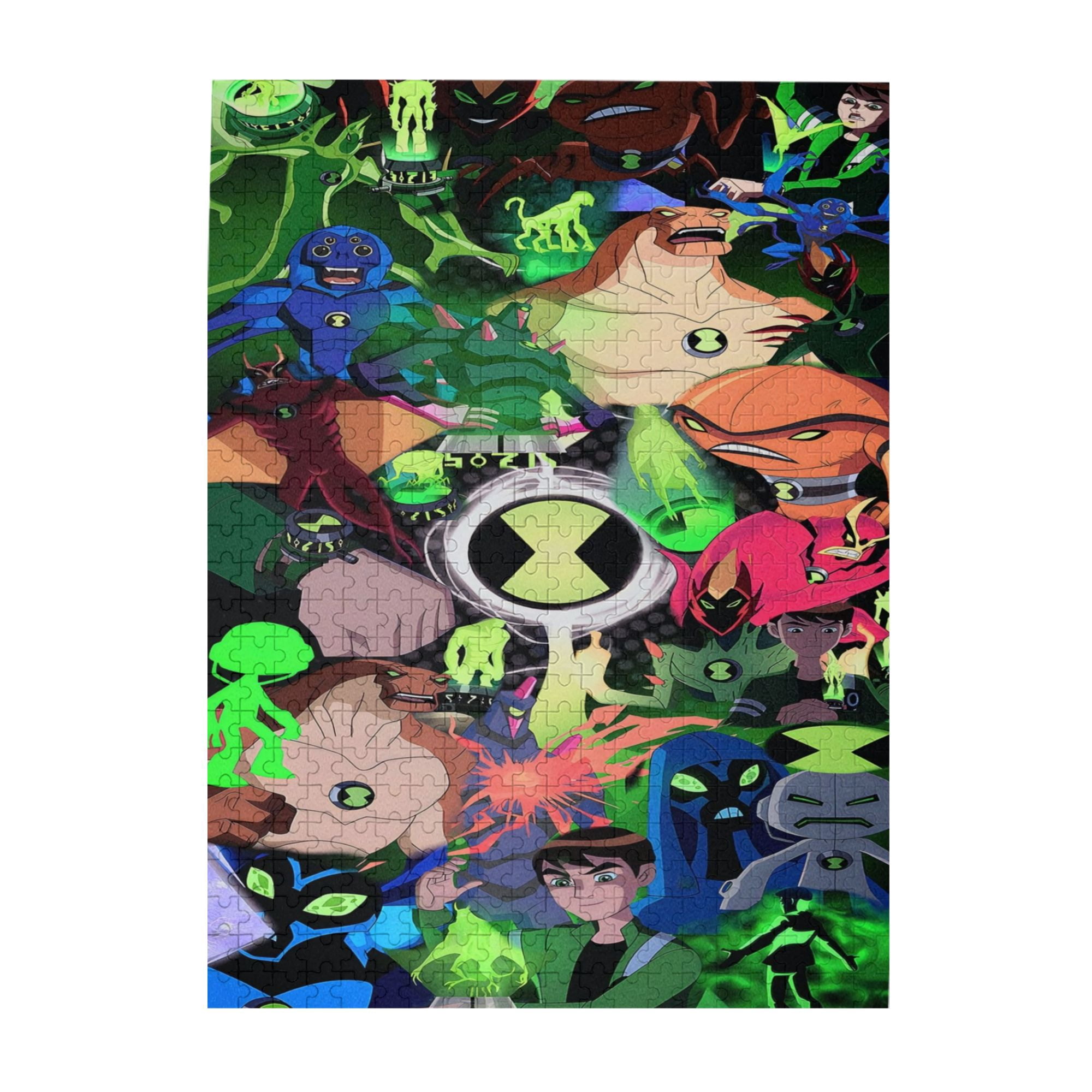 Ben 10 Jigsaw Puzzle for Kids Adults 300 Piece Challenging Wooden ...