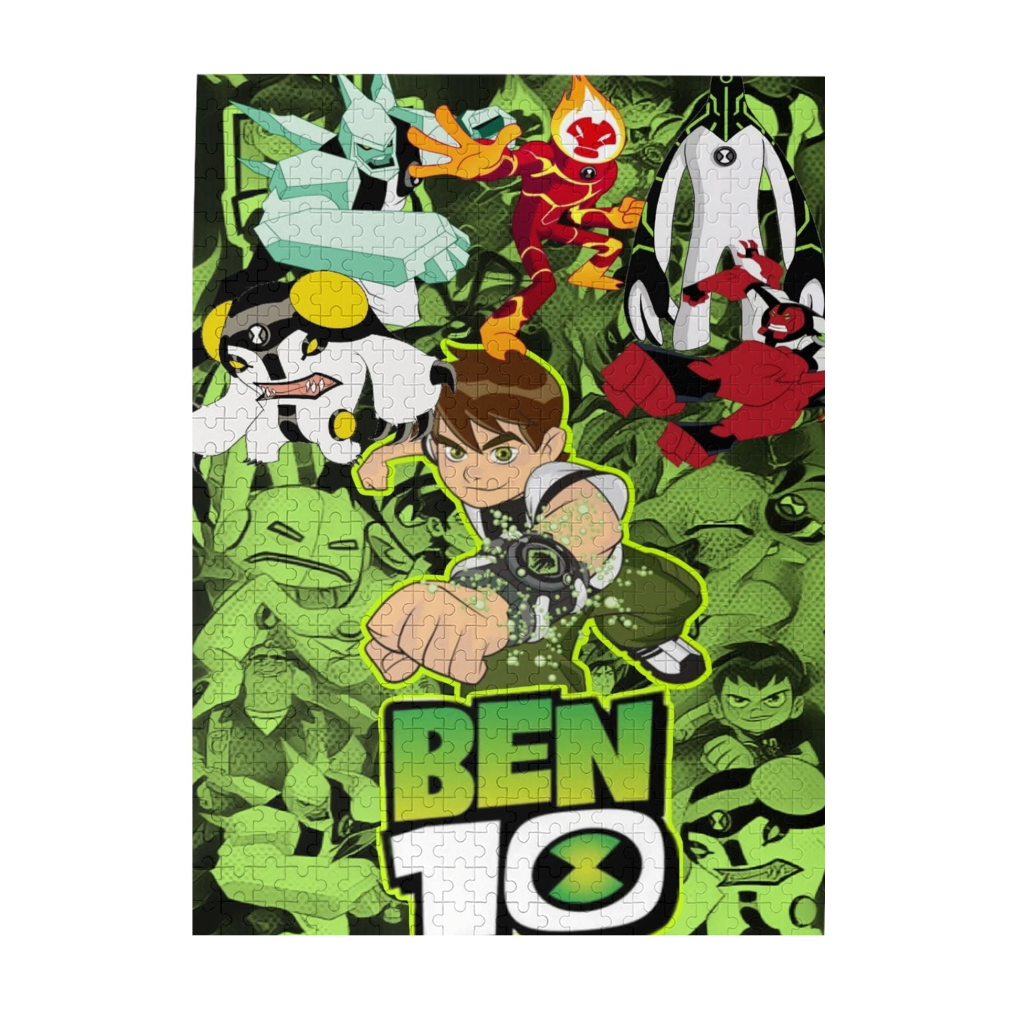 Ben 10 Jigsaw Puzzle for Kids Adults 500 Piece Challenging Wooden Puzzles Toys Family ...