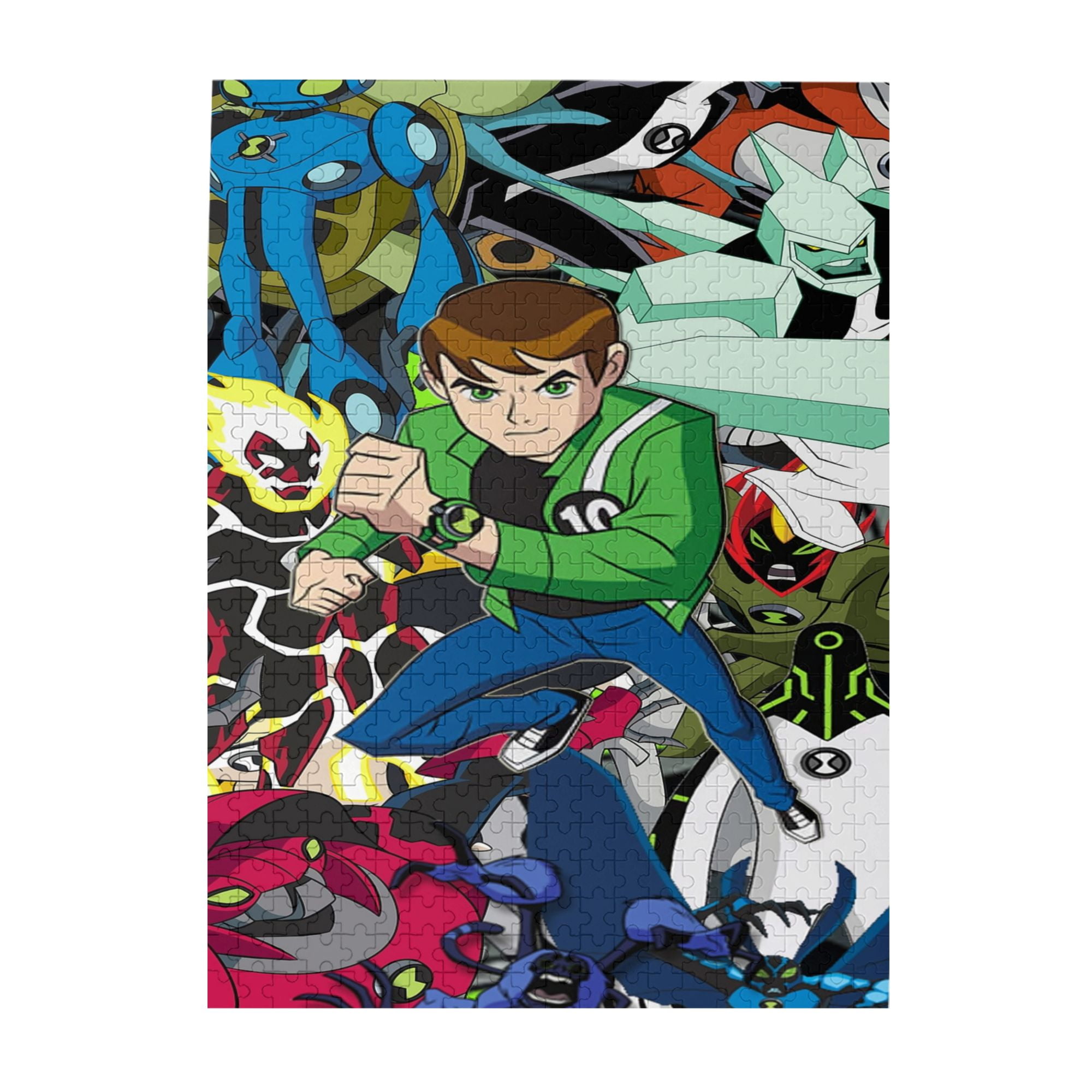 Ben 10 Jigsaw Puzzle for Kids Adults 500 Piece Challenging Wooden ...