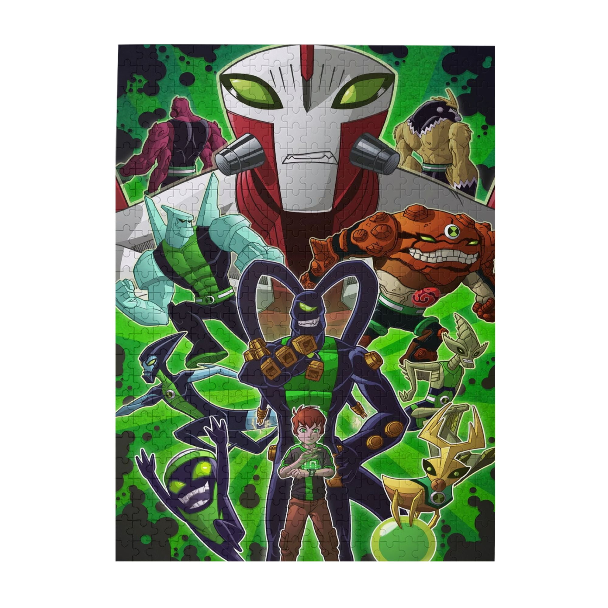 Ben 10 Jigsaw Puzzle for Kids Adults 500 Piece Challenging Wooden Puzzles Toys Family ...