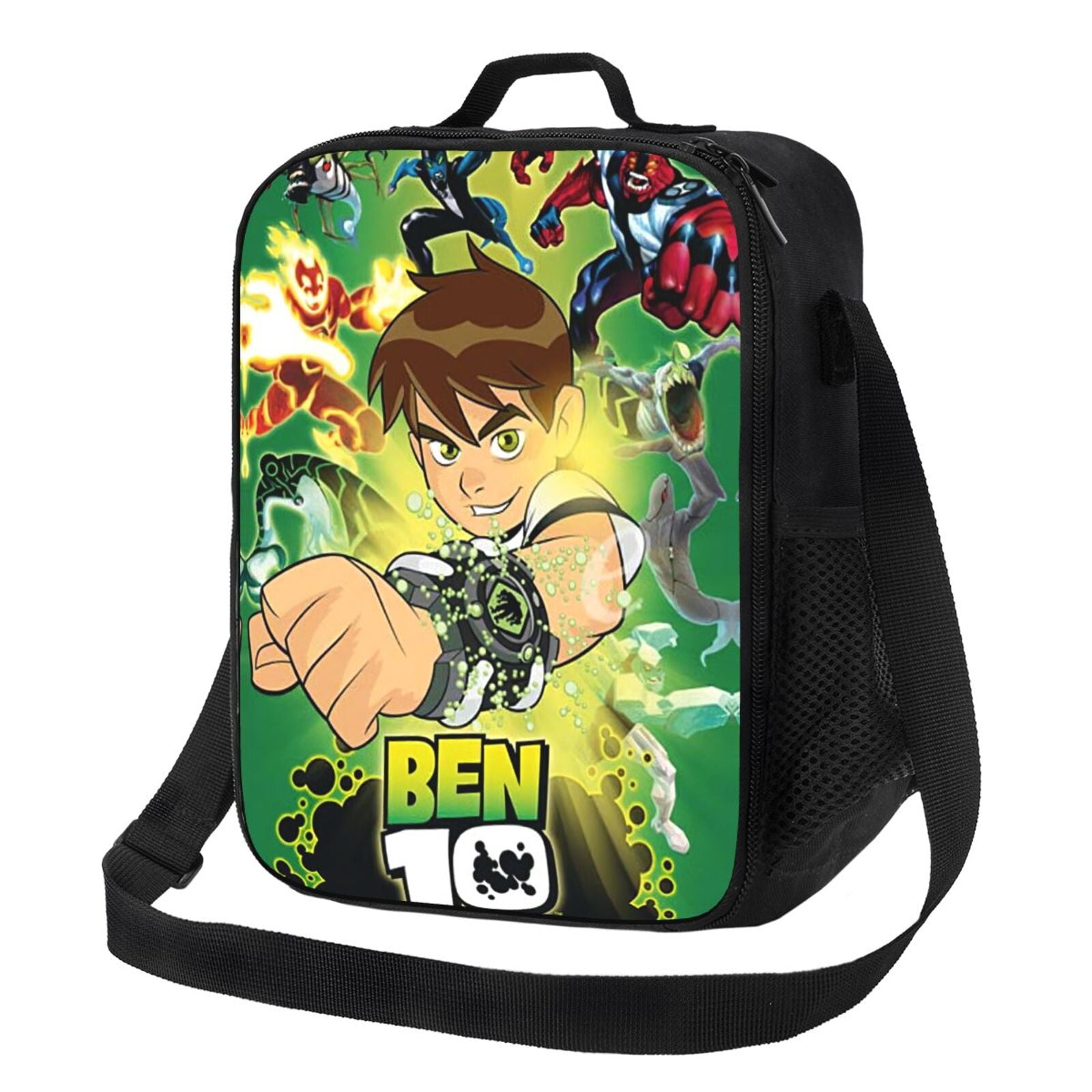 Ben 10 Lunch Bag Thermal Tote with Shoulder Strap for Adults, Perfect ...