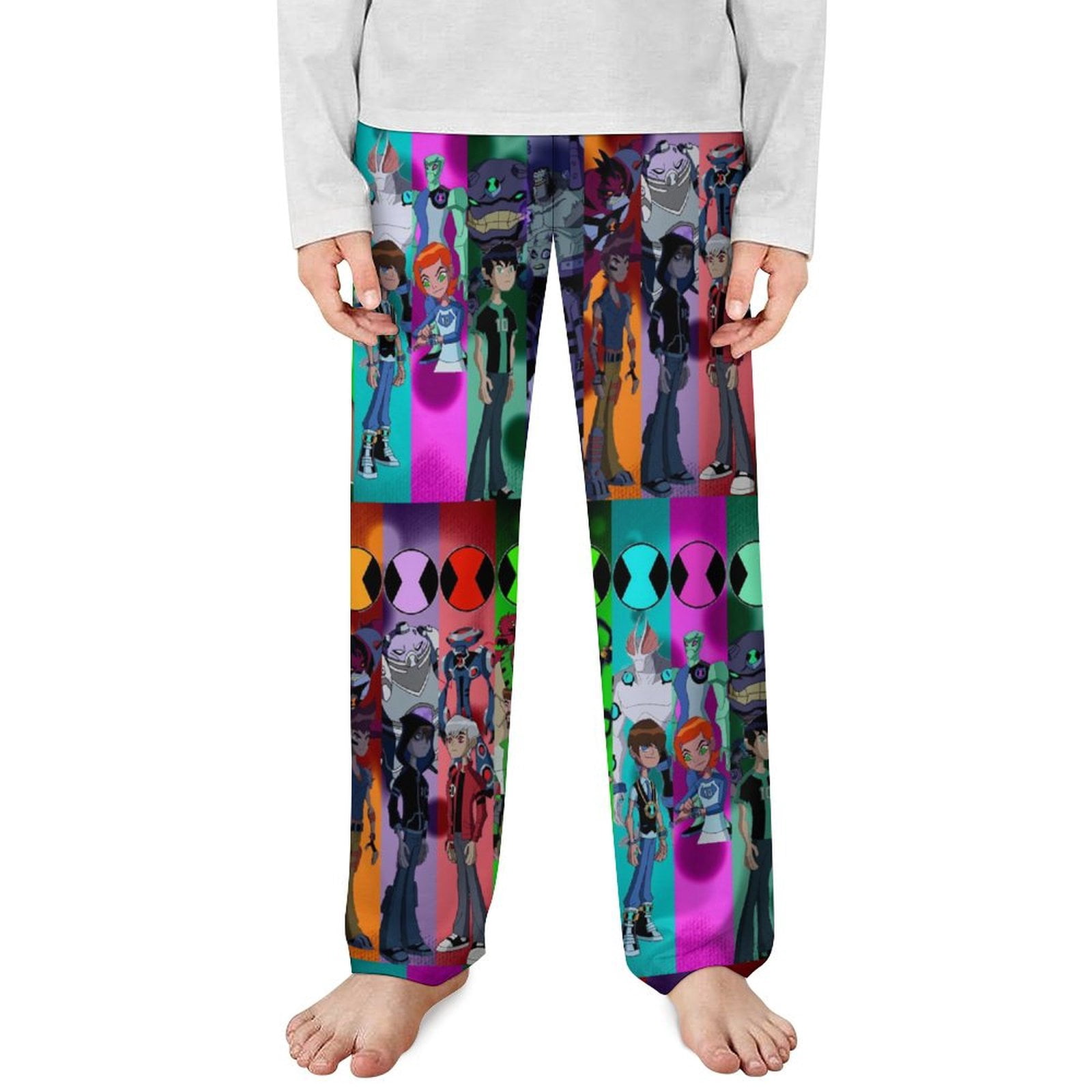 Ben 10 Pajama Pants Children's Straight Leg Lounge Bottoms Printed ...