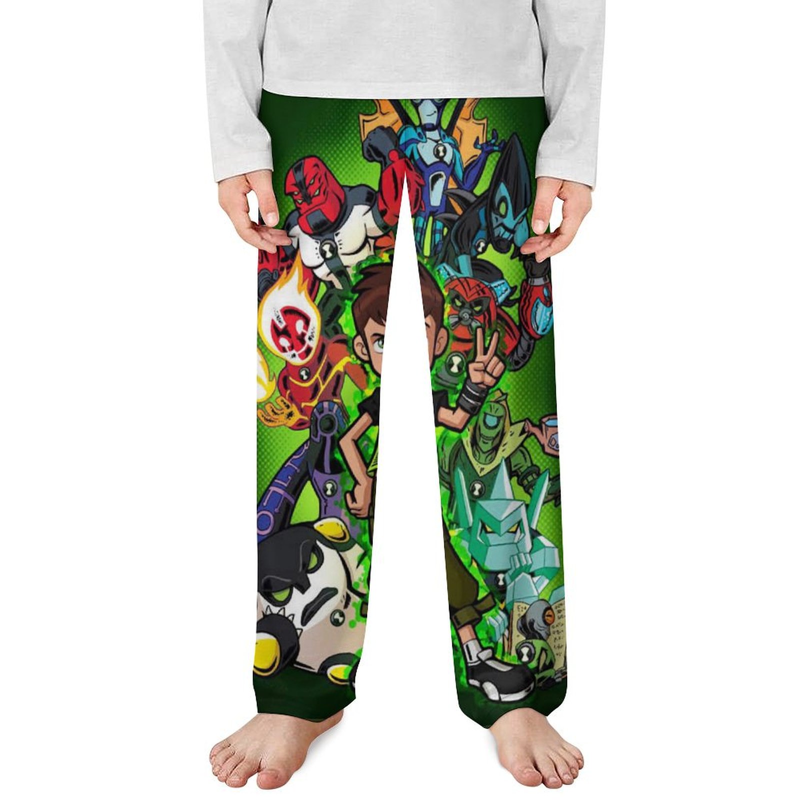 Ben 10 Pajama Pants Children's Straight Leg Lounge Bottoms Printed ...