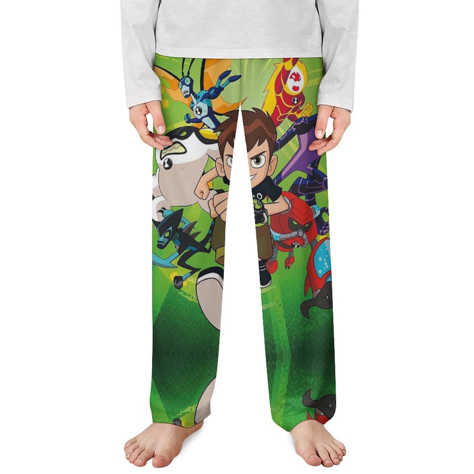 Ben 10 Pajama Pants Children's Straight Leg Lounge Bottoms Printed ...